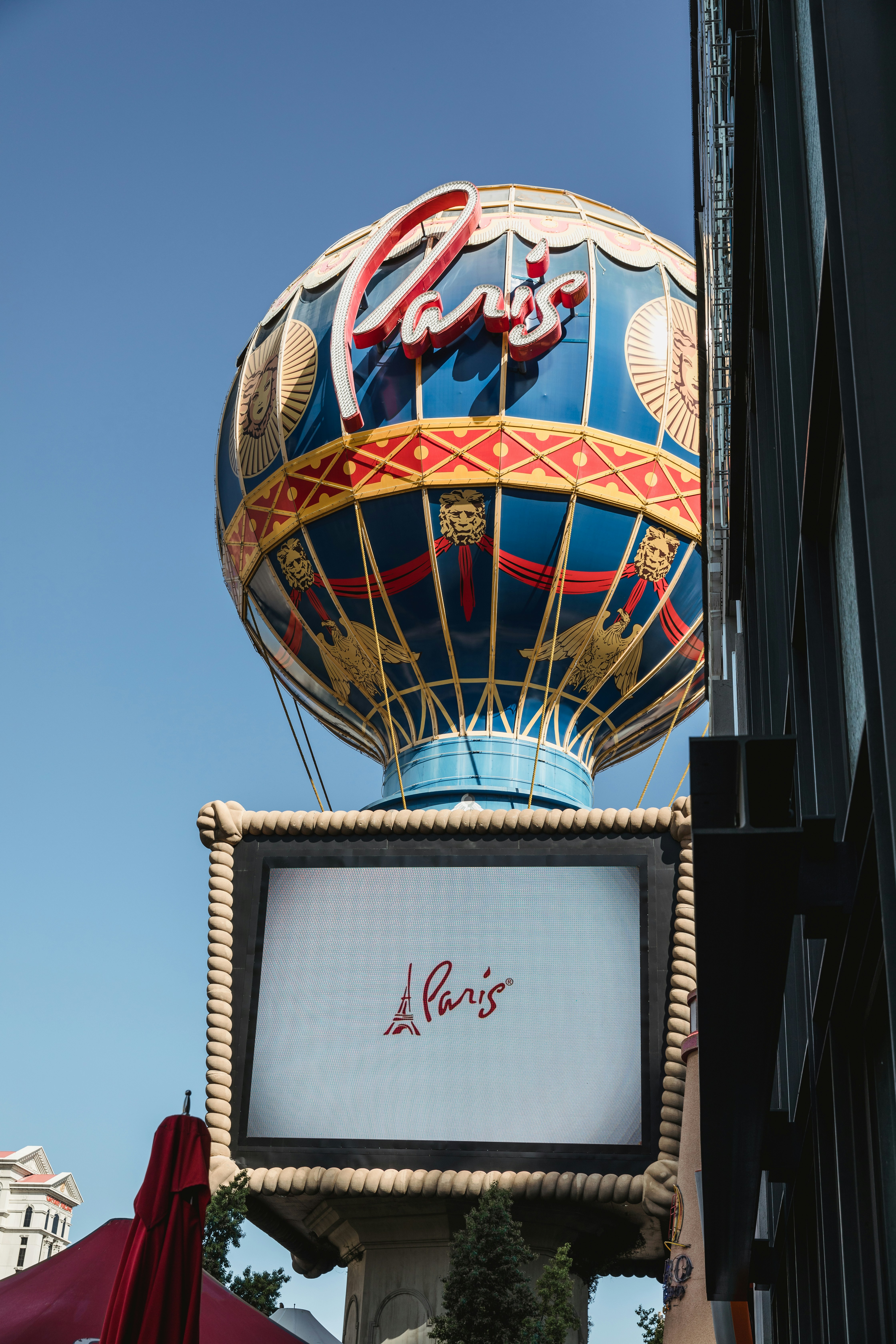 Sign of Parisian whim: a hot air balloon atop the storefront