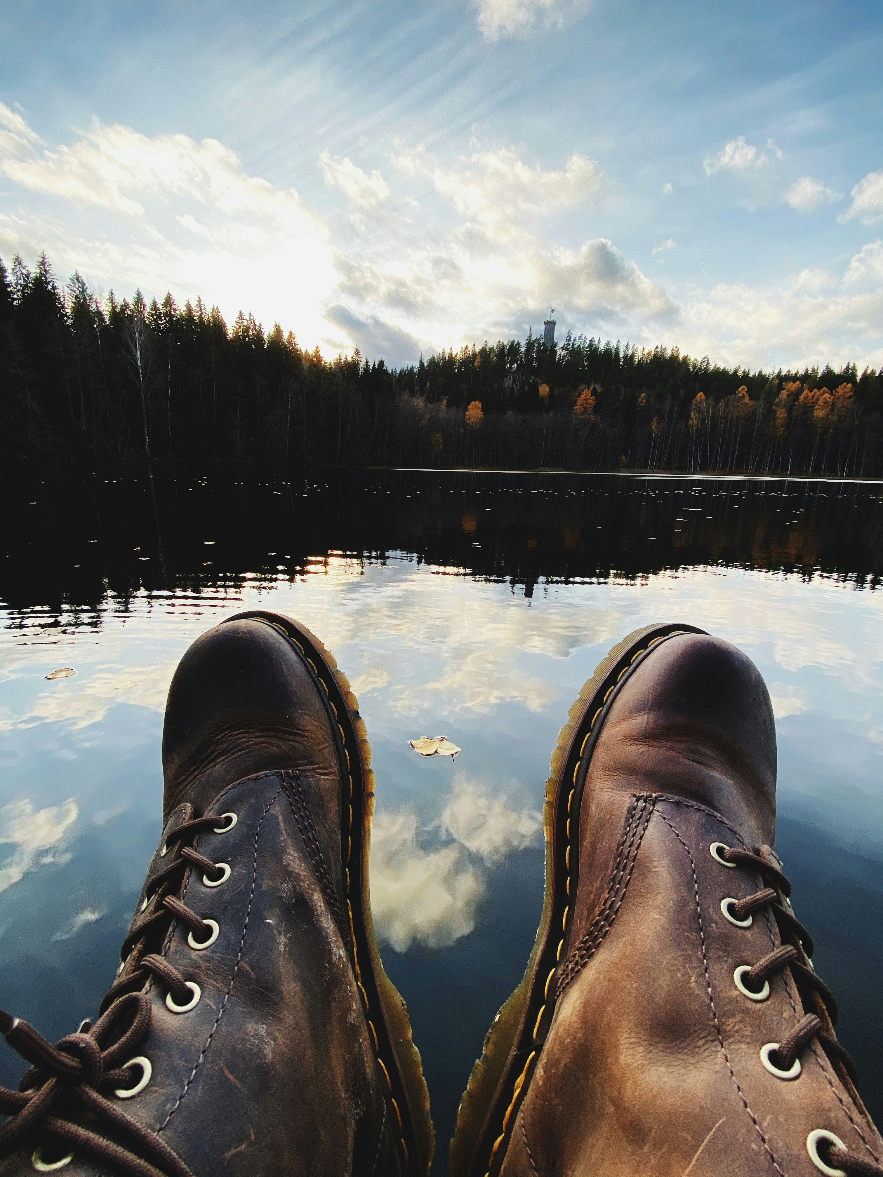 Boots on the Threshold: Reflections of a Forest Lake