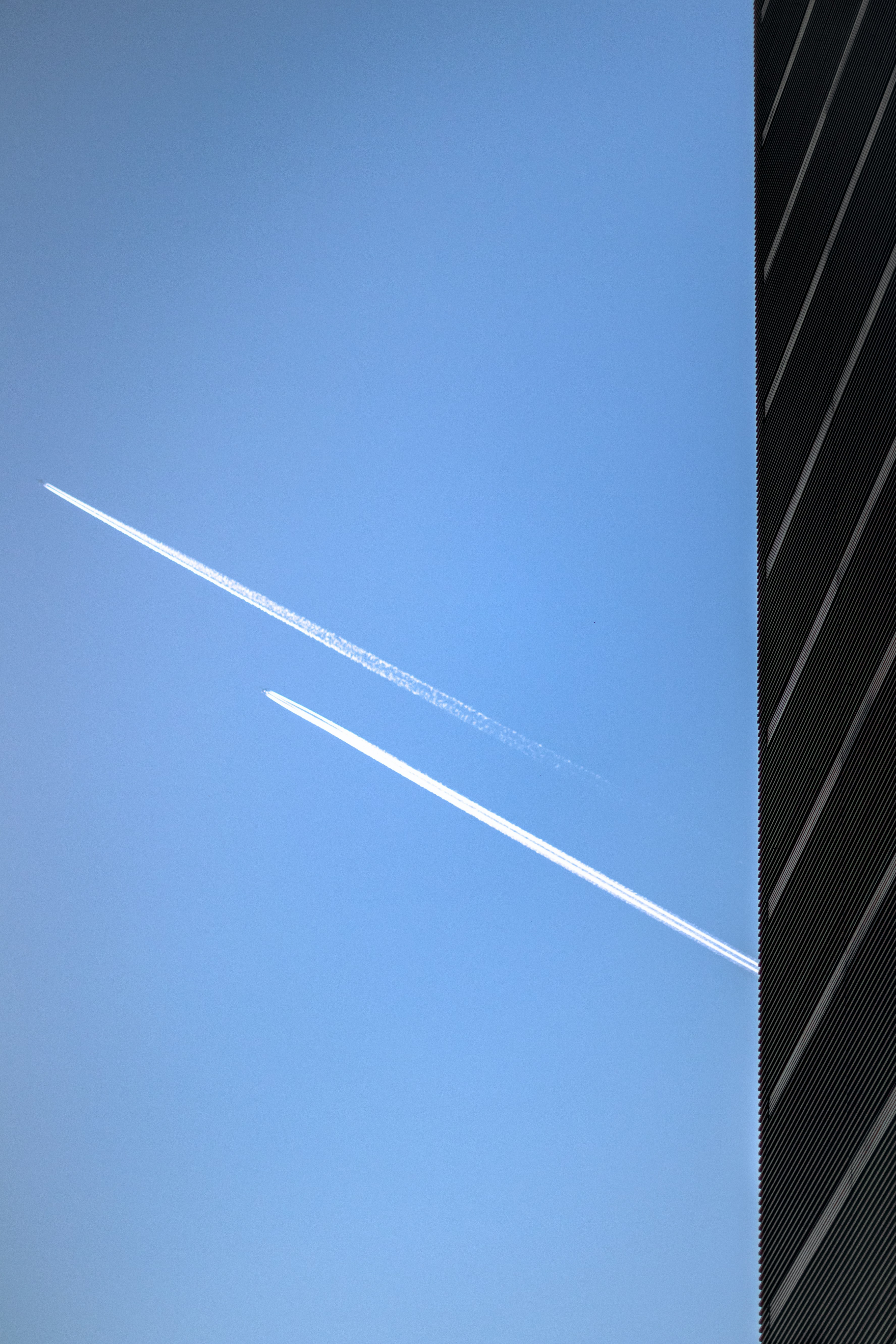 Low-angle photography of two jet planes in the sky photo – Free Blue ...