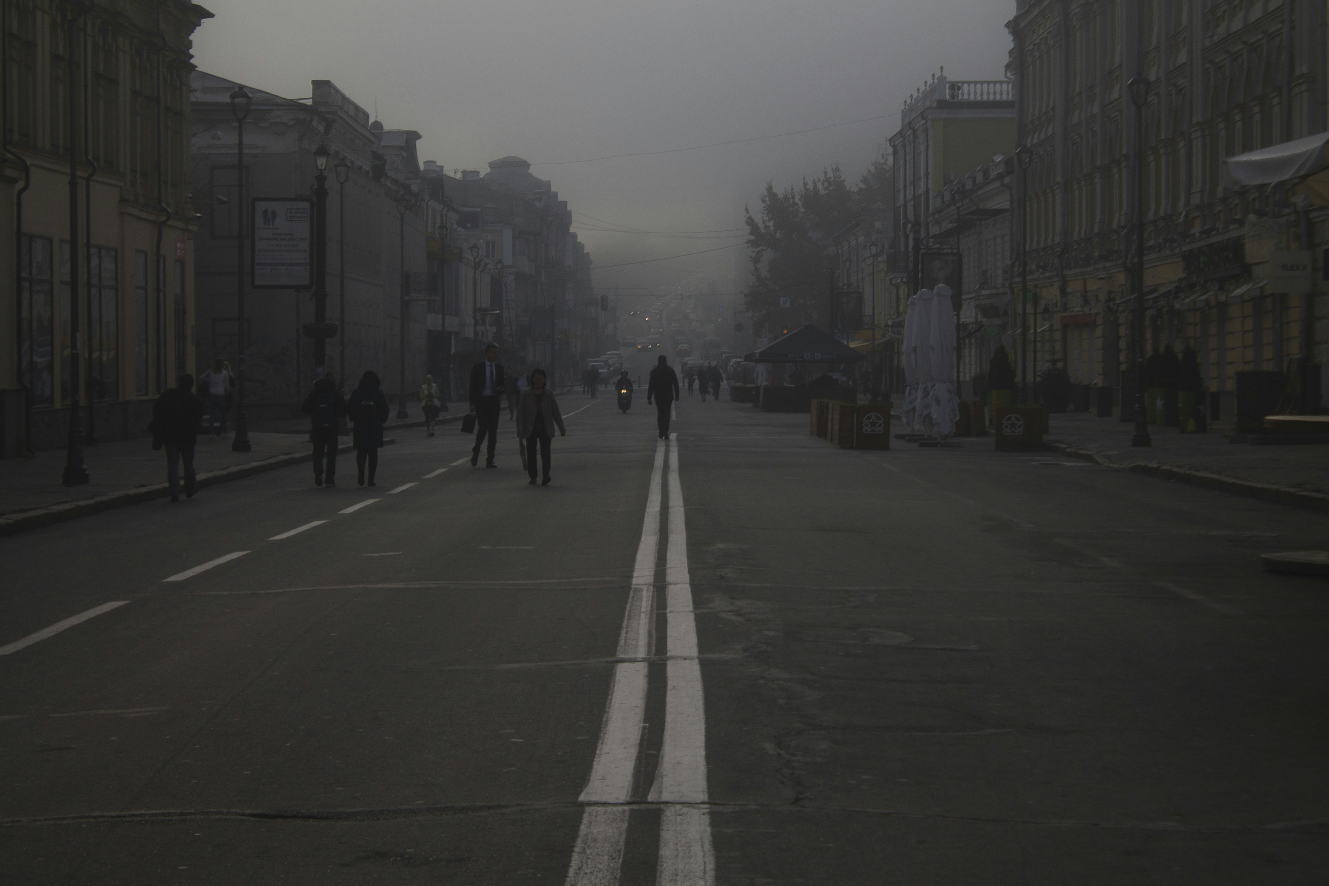 Group of people on a carless road photo – Free Grey Image on Unsplash