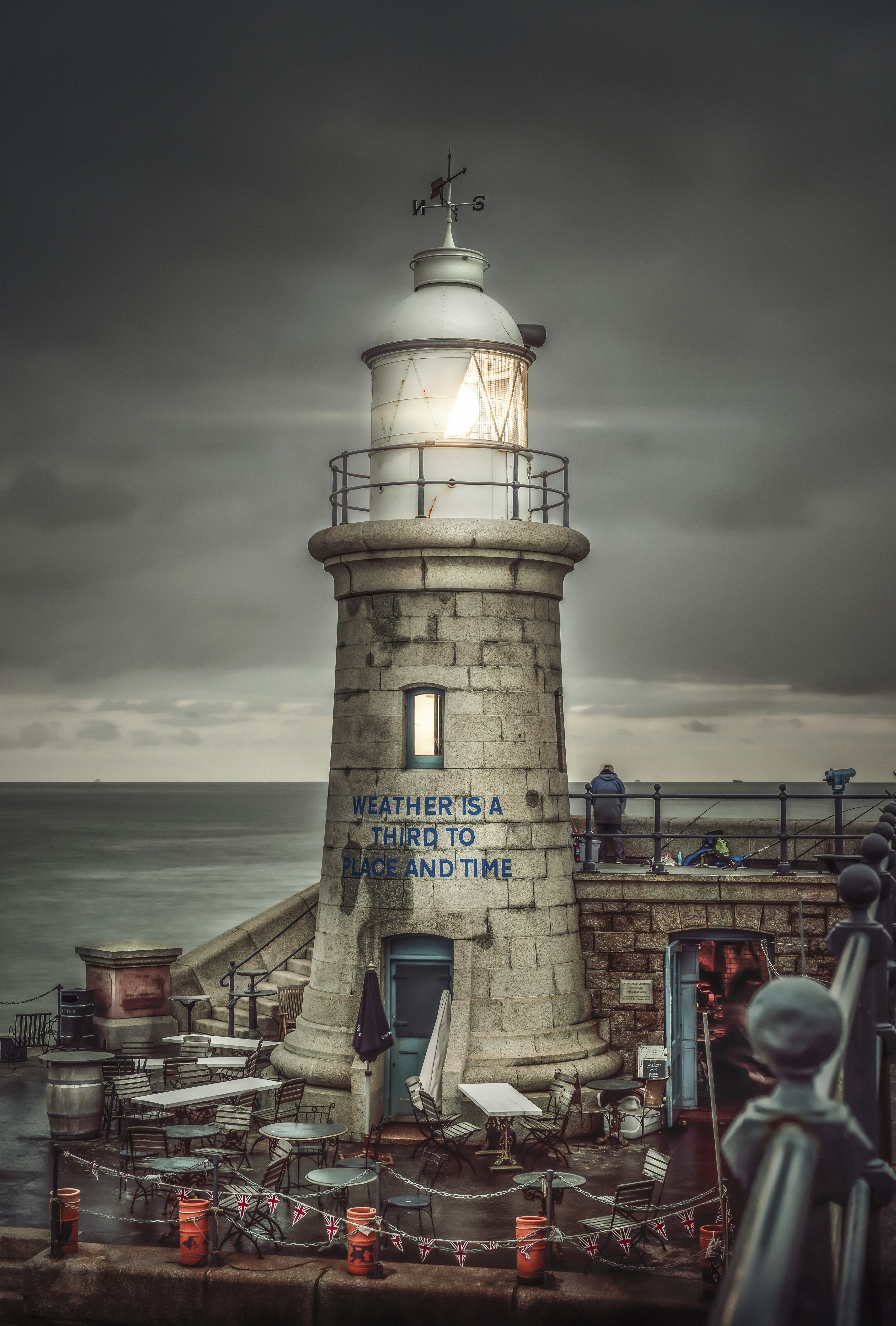 White and black lighthouse viewing sea photo – Free Folkestone Image on ...