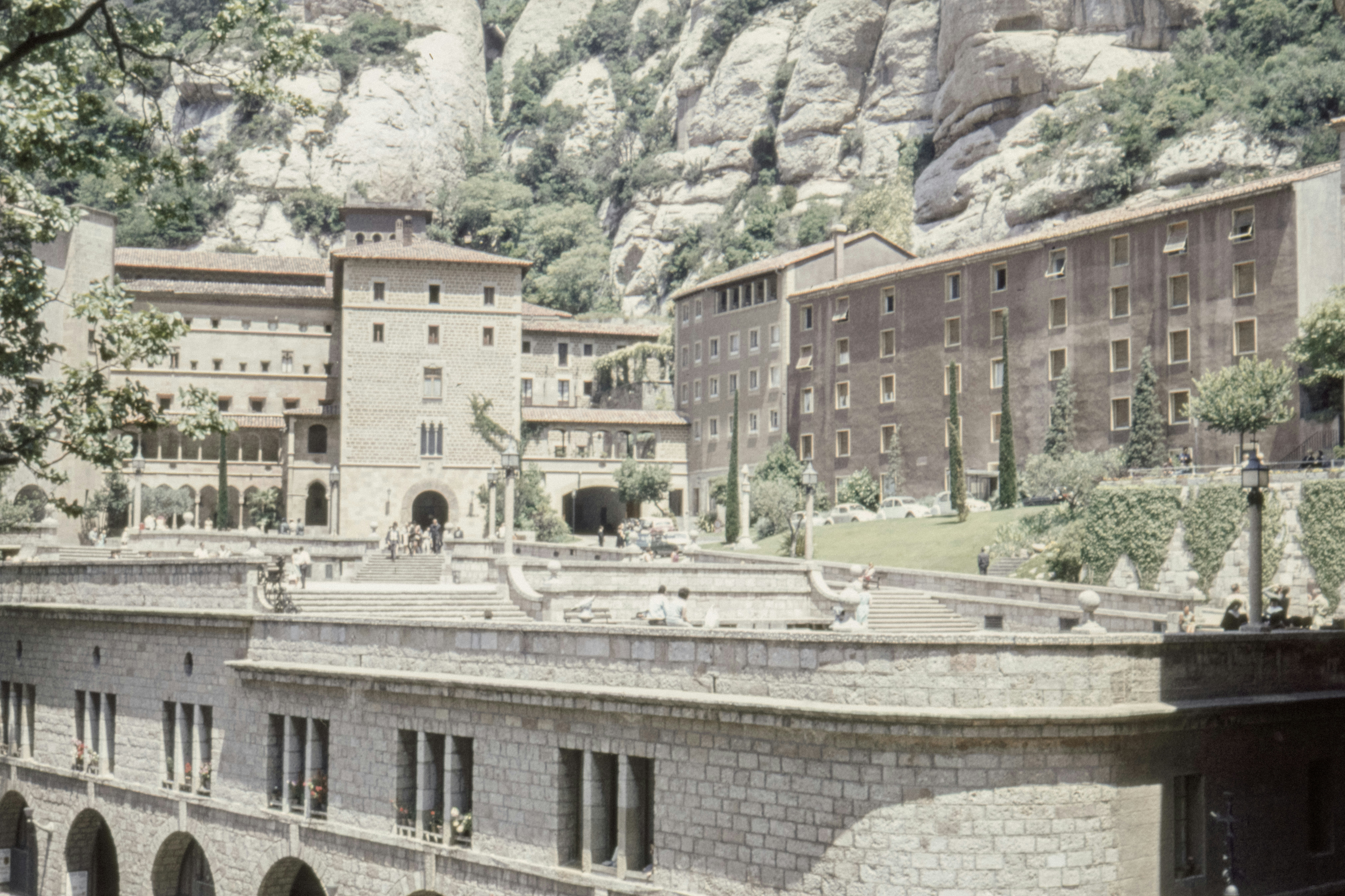 Vintage holiday photo Collbato, Spain