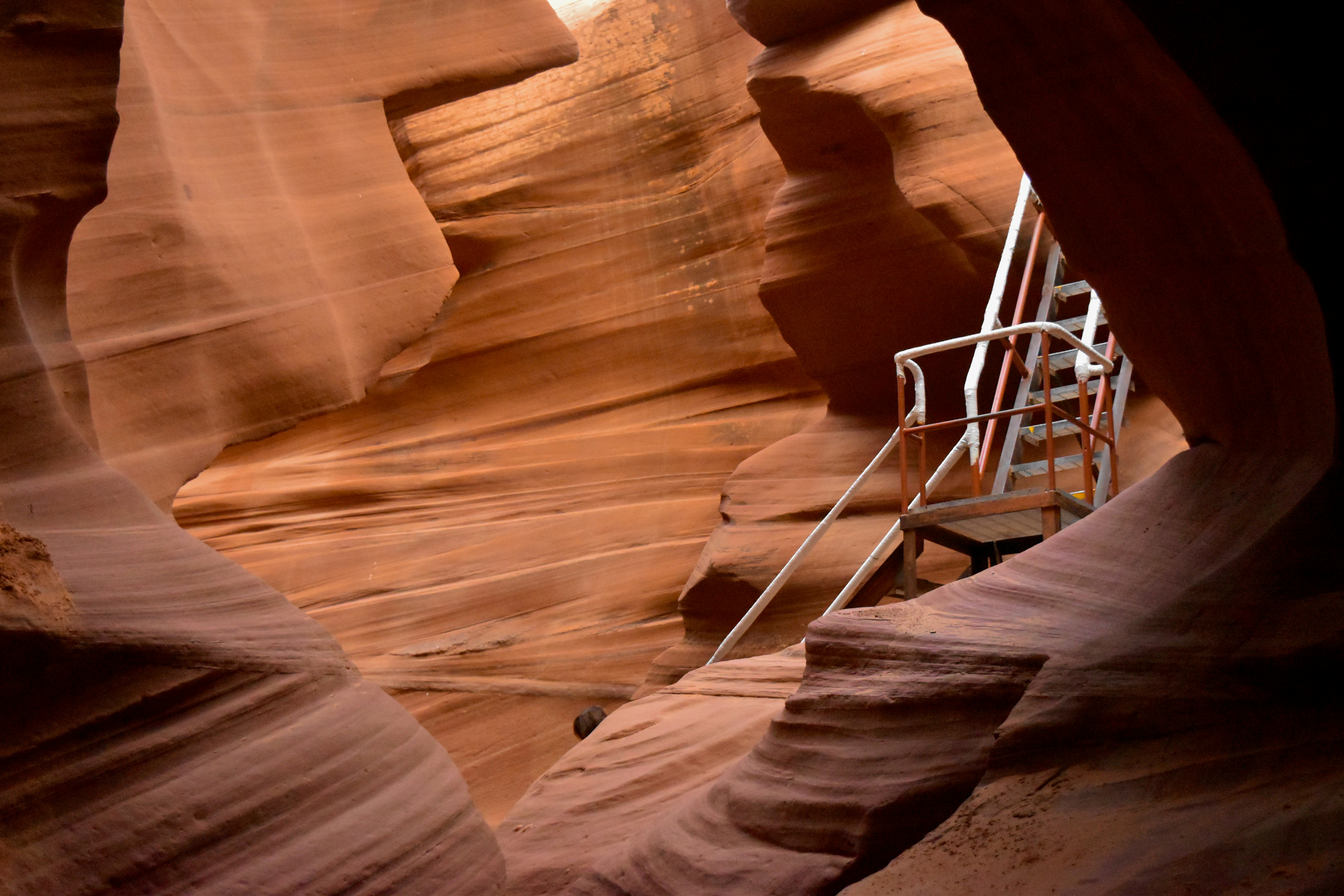 Iron Staircase in Red Rock Corridor