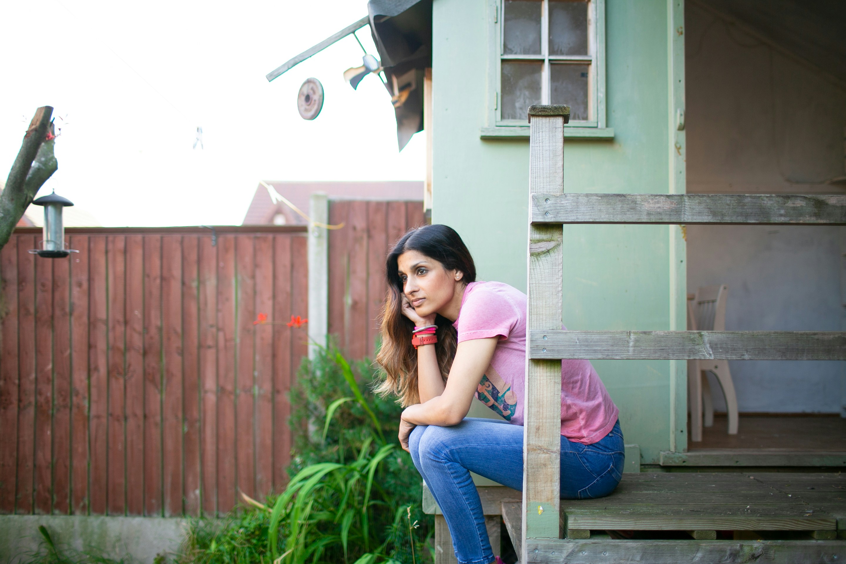Contemplation on the Veranda