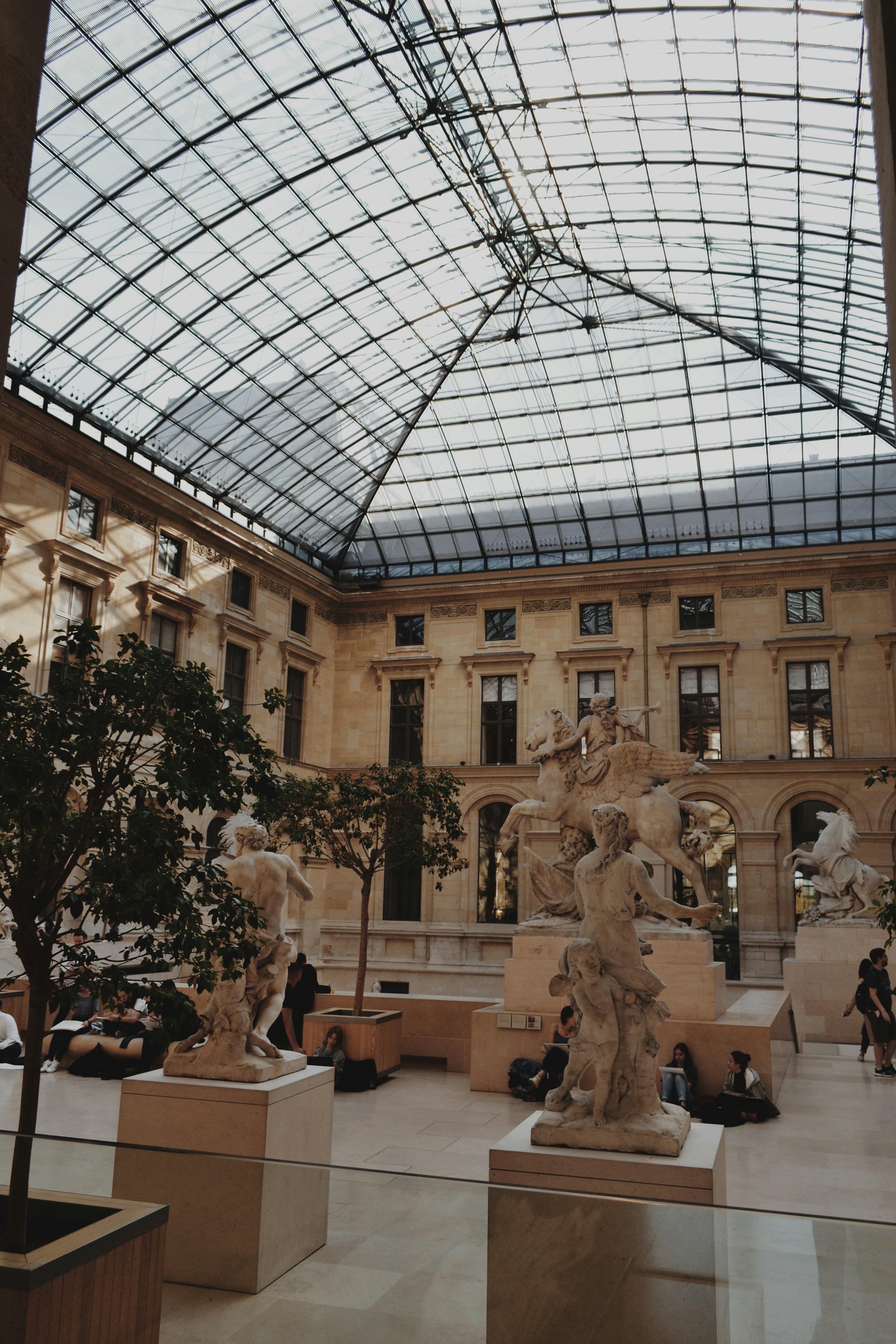 Architectural photography of concrete statues photo – Free France Image ...