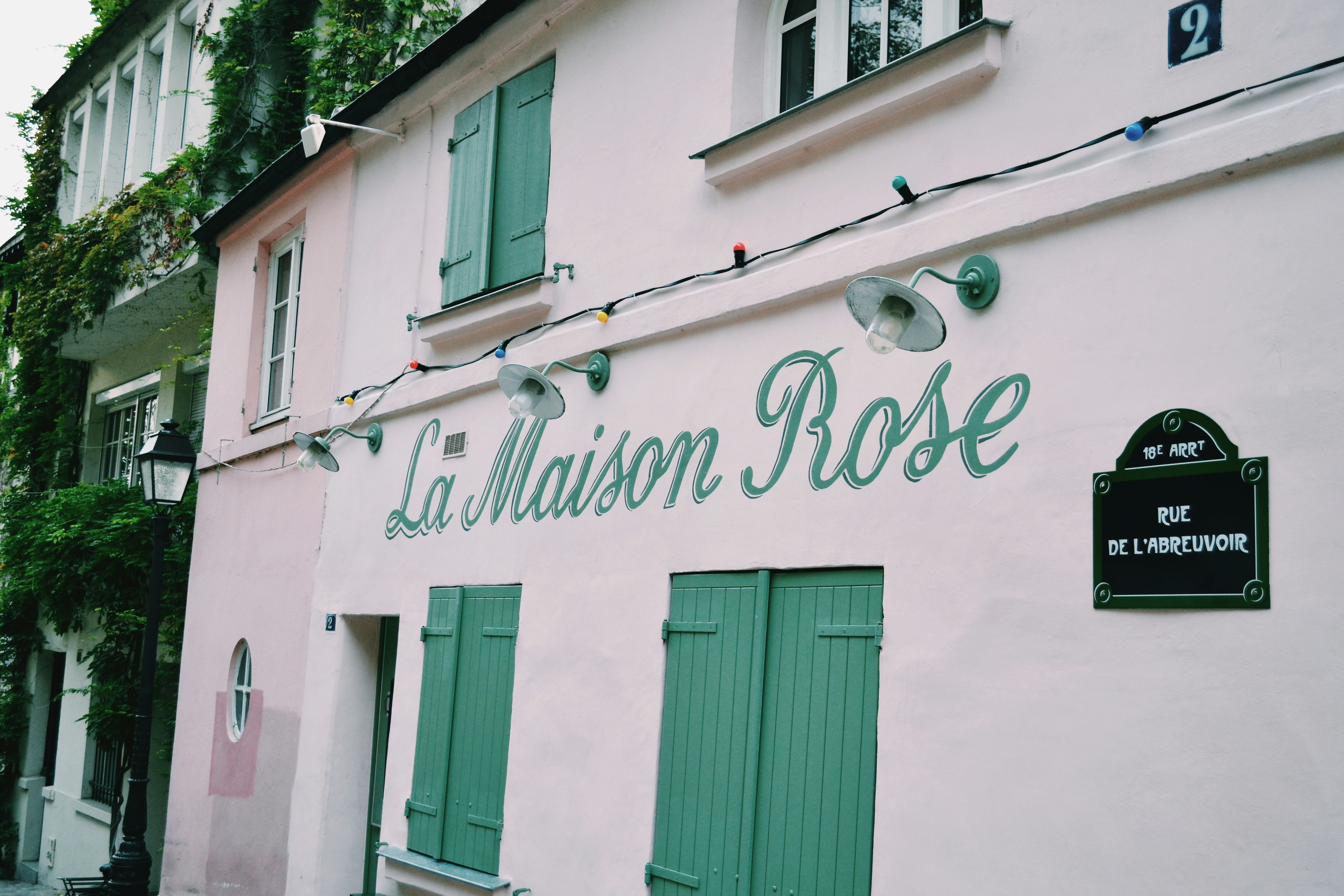 La Maison Rose, Montmarte, Paris, France
