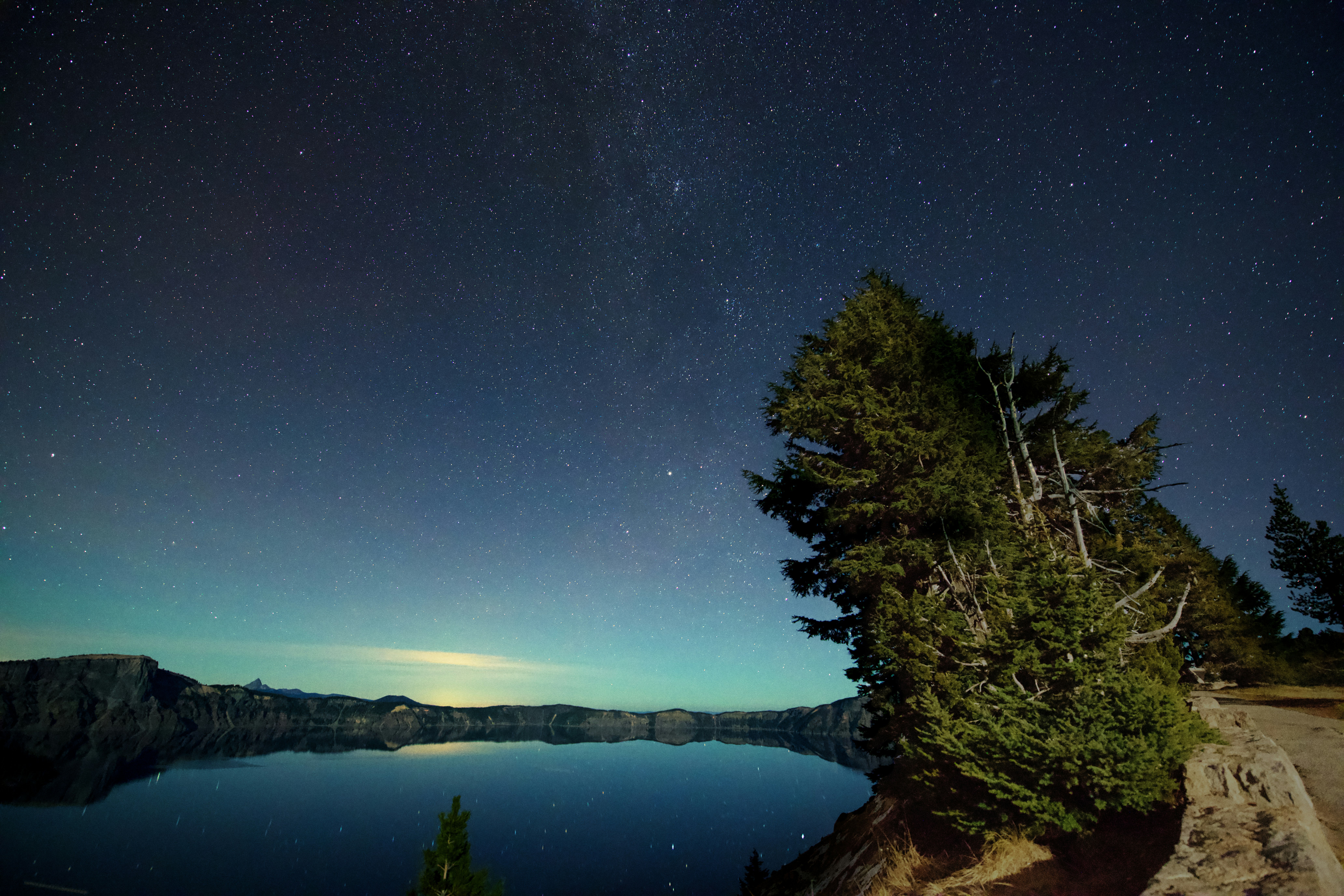 Celestial Reflections at Crater Lake