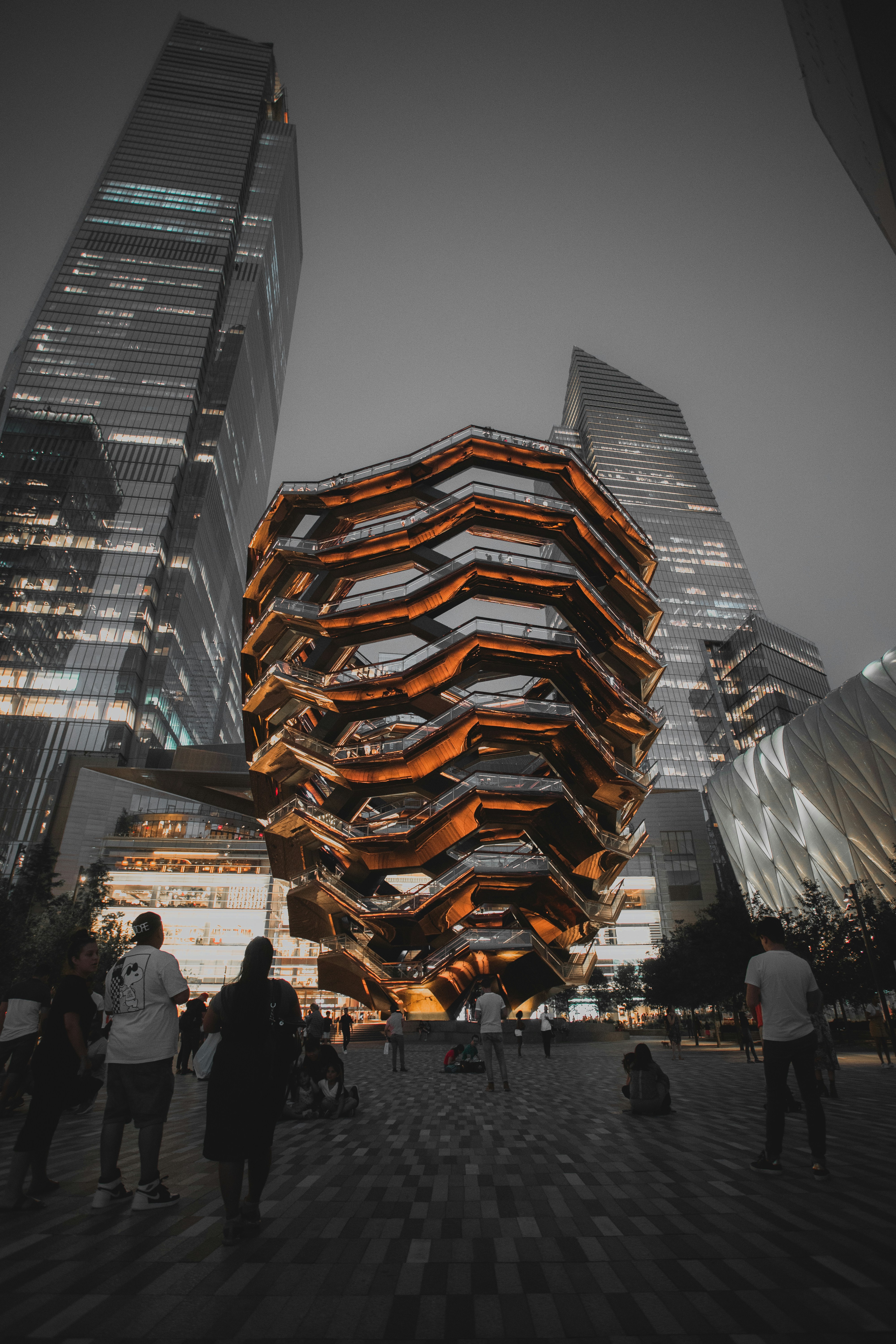 Vessel structure and landmark at New York City photo – Free Wallpapers ...