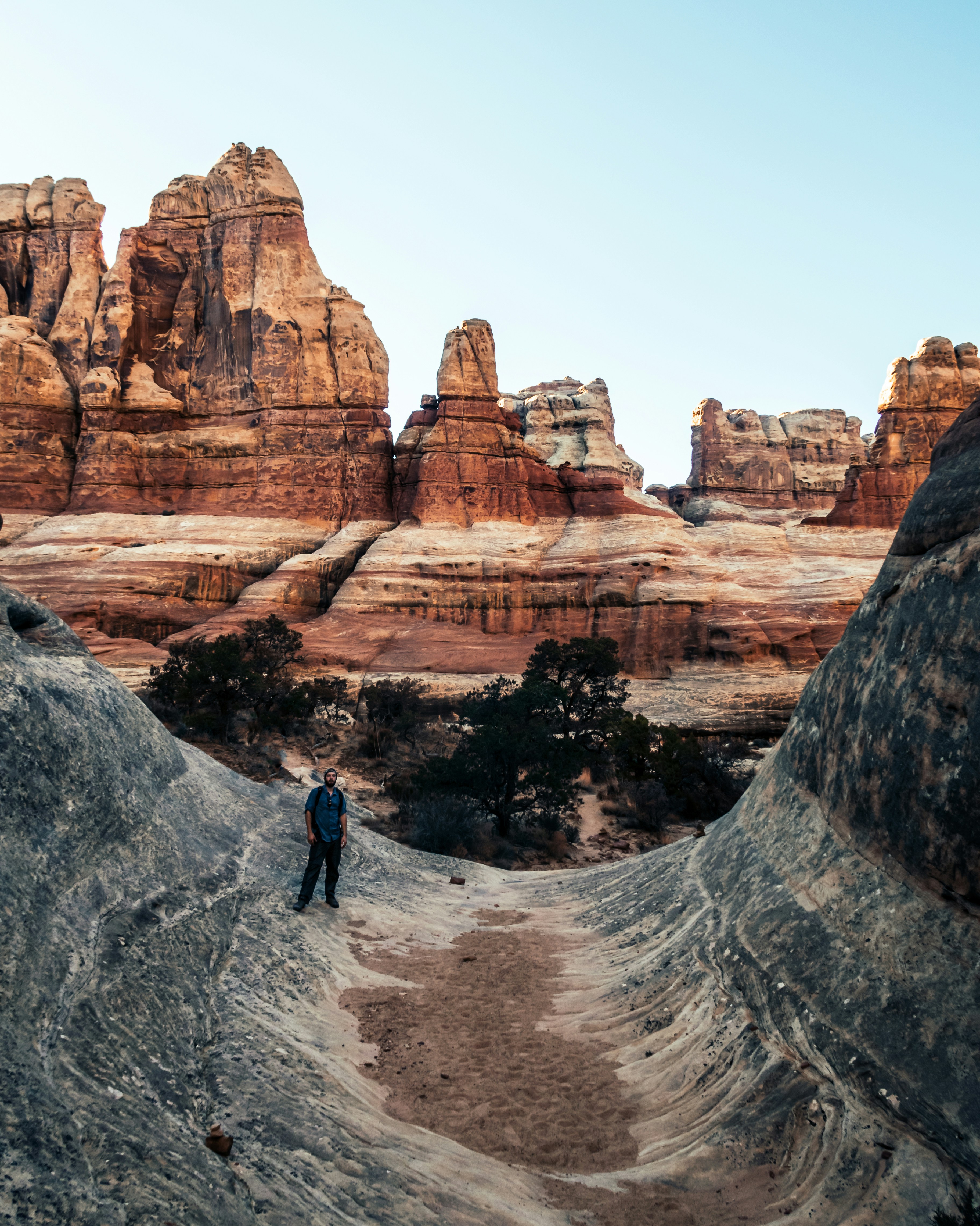 Person standing on gray cliff during daytime photo – Free Jamie fenn ...