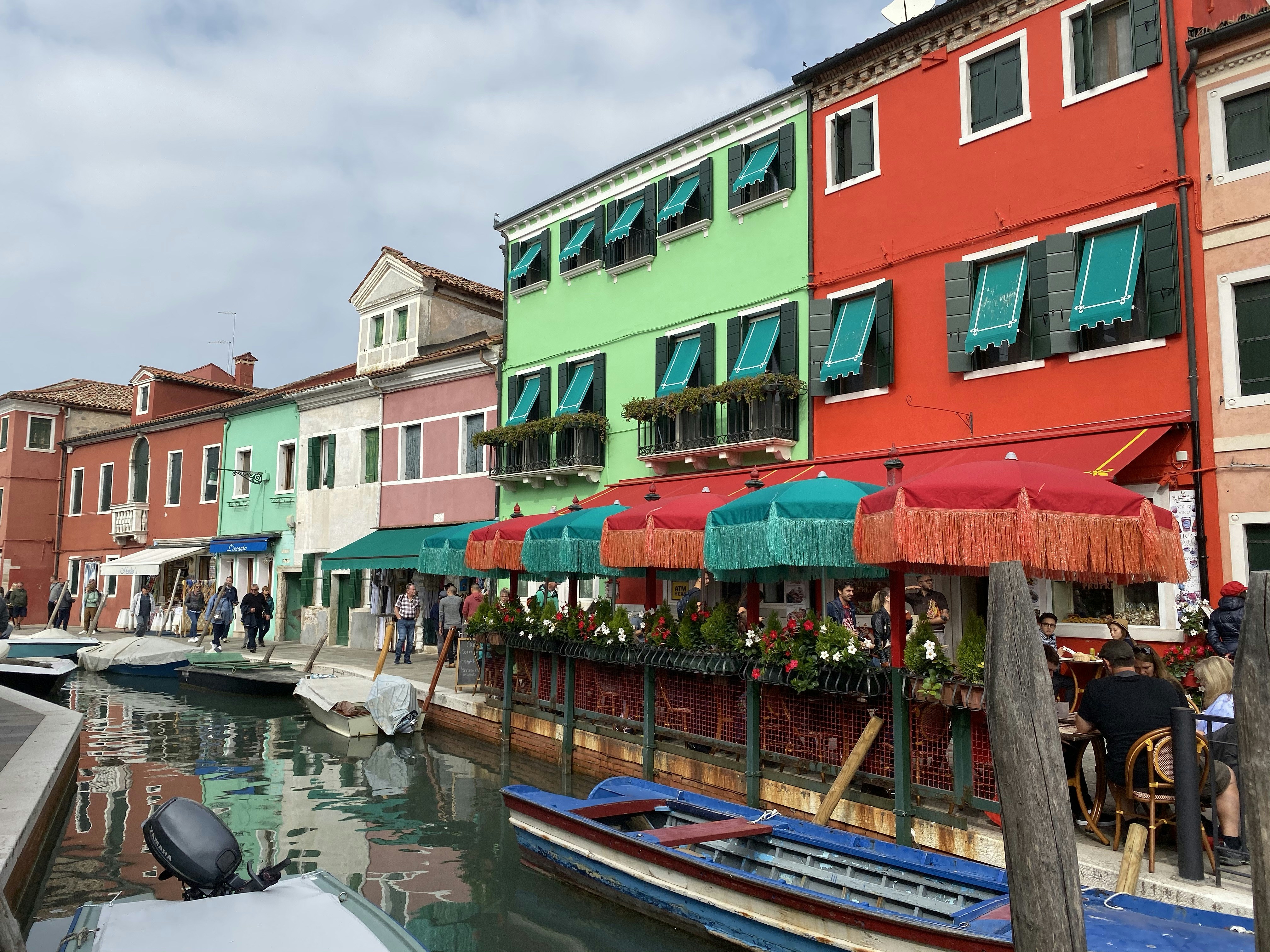 Assorted-color buildings near lake during daytime photo – Free Burano ...