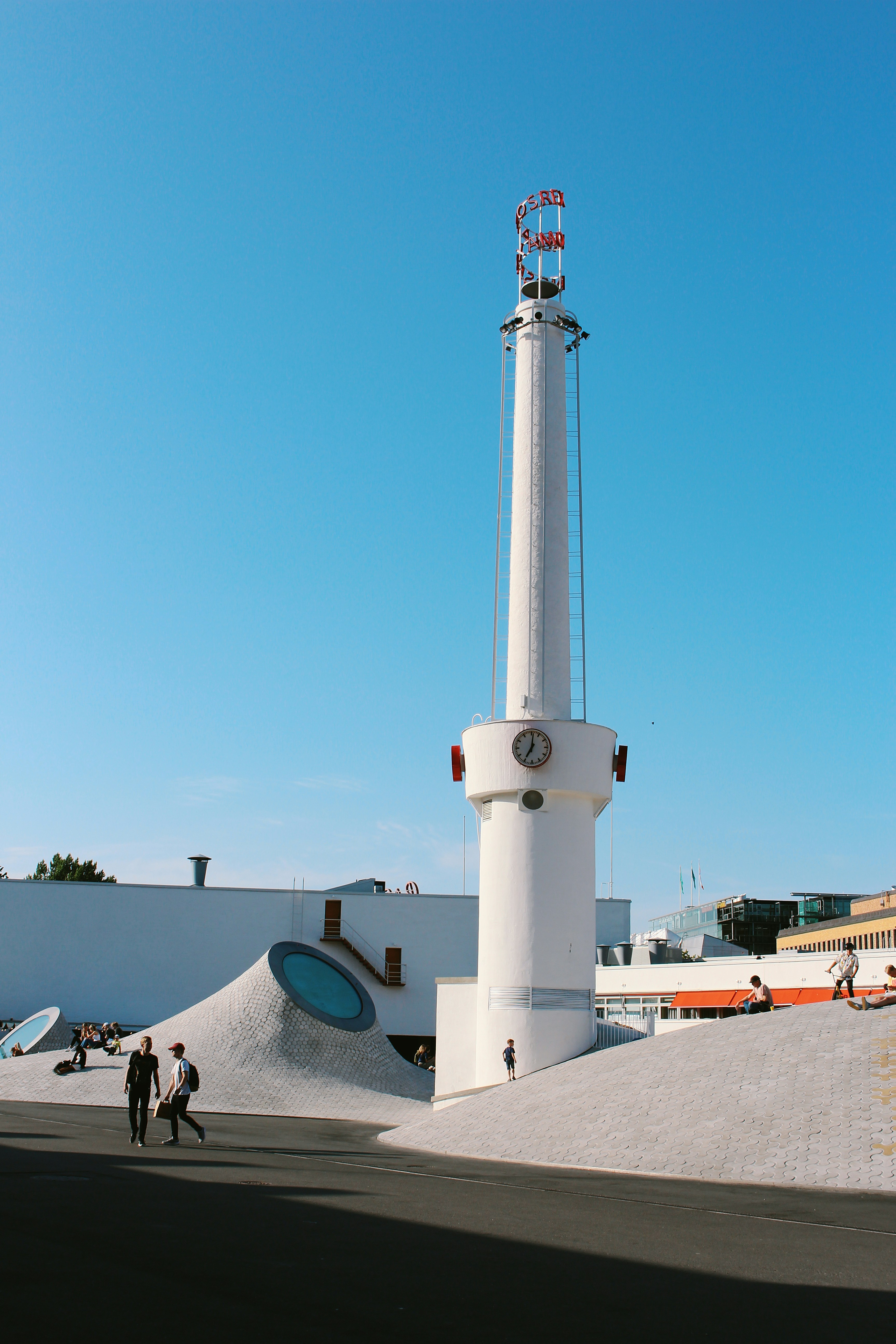 Clocktower Sentinel Against a Cerulean Sky