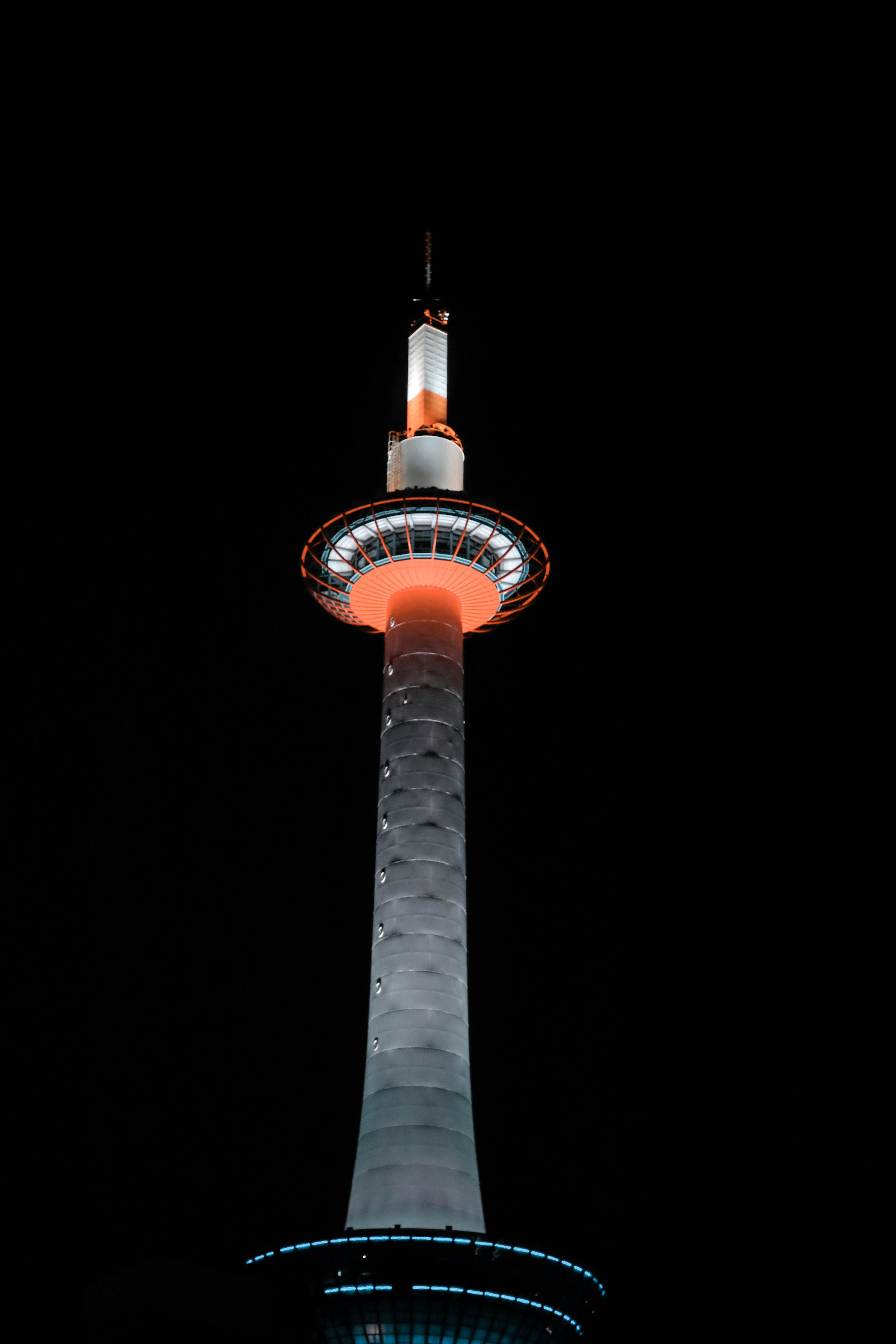 Nightfall at the Spire: Neon Ring and Illumed Core