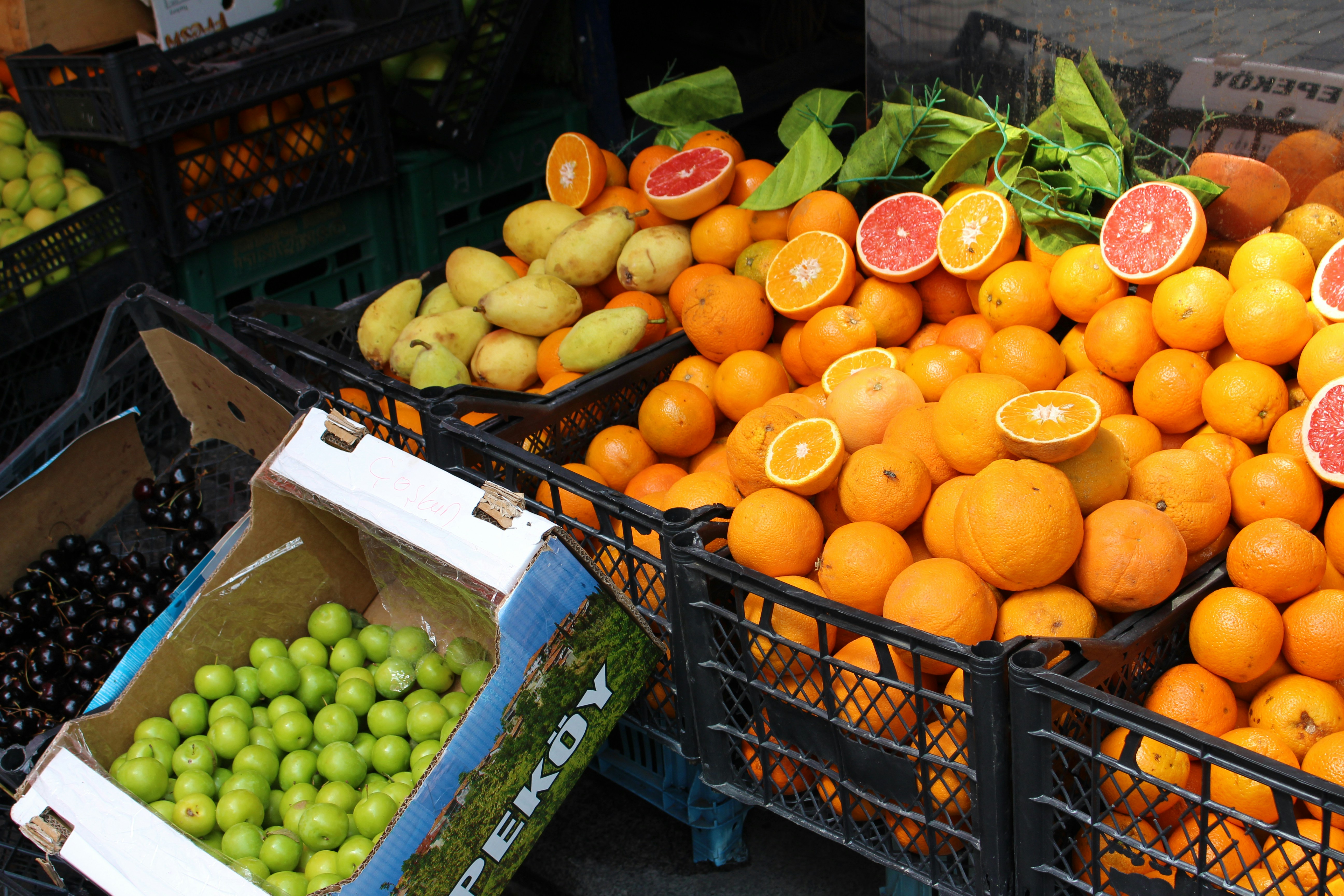 Shallow focus photo of fruits in crates photo – Free Turkey Image on ...