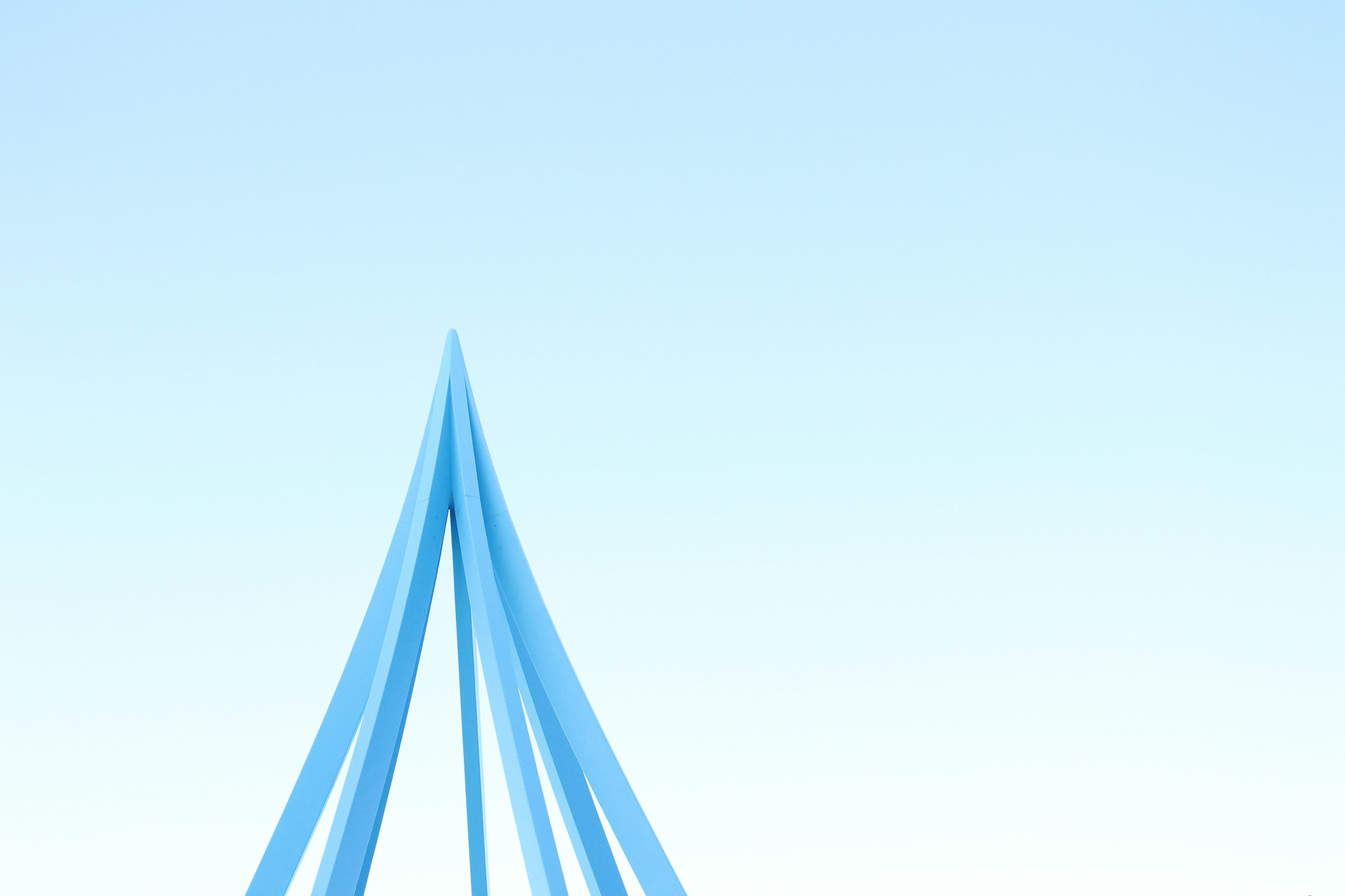 Blue cone shaped art photo – Free Blue Image on Unsplash