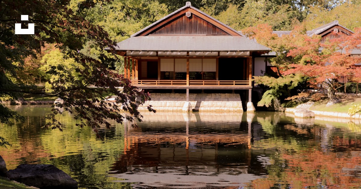 水域の近くの緑の木々に囲まれた茶色の木造住宅の写真 Unsplashの無料ベルギー写真
