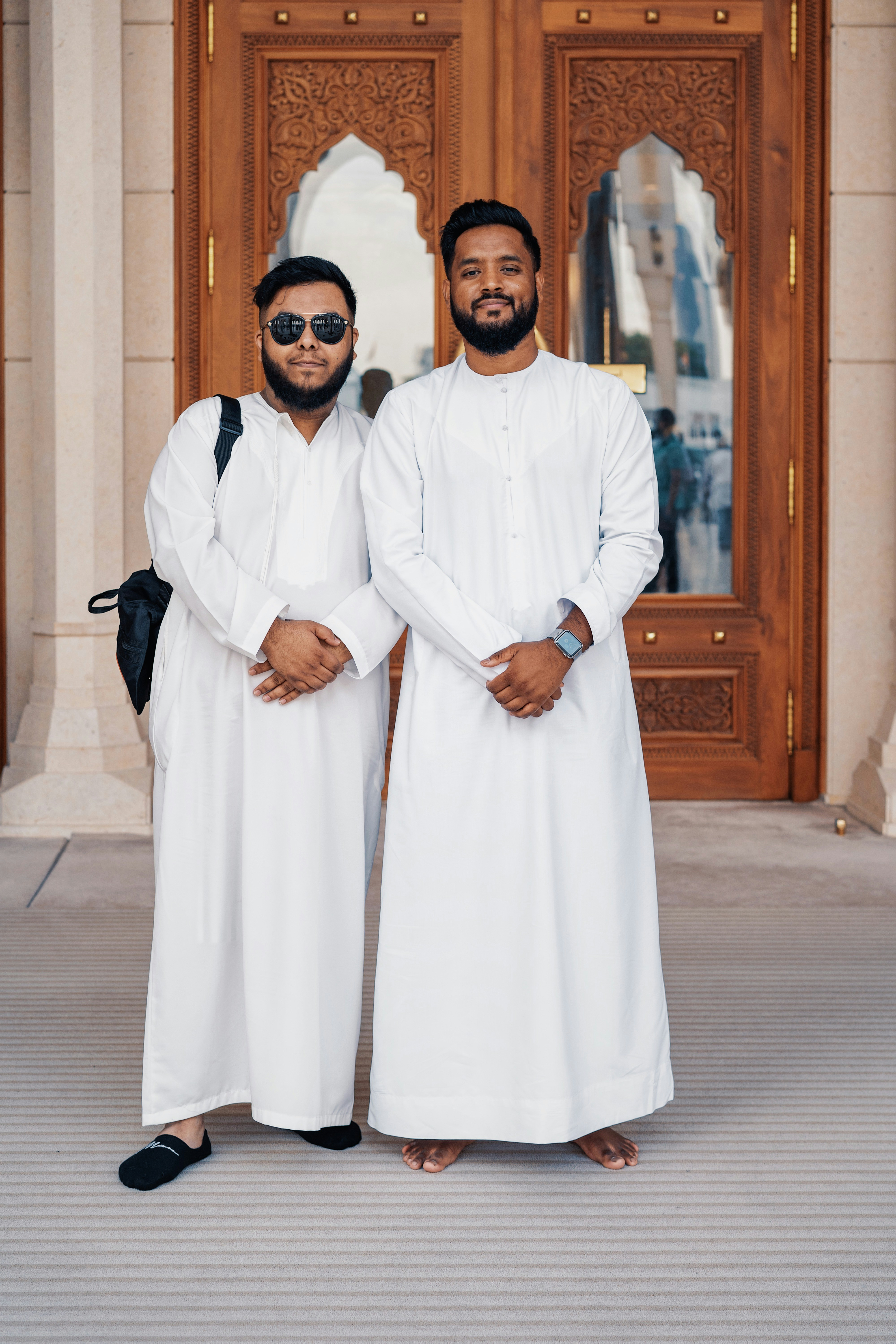 Two smiling men standing side by sdie photo – Free Dubai - united arab ...