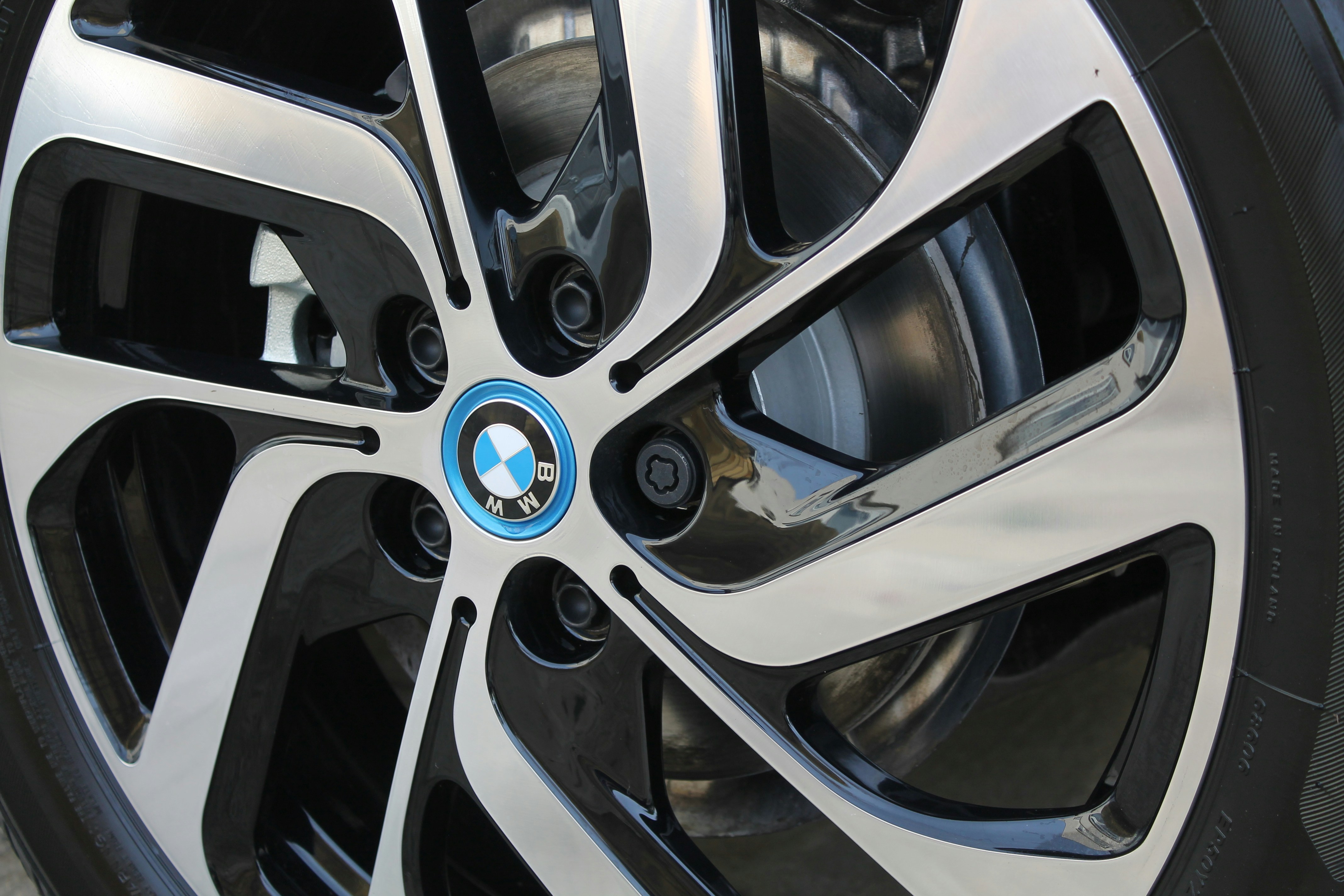 BMW Wheel Glow: A Close-Up of Precision Alloy and Badge