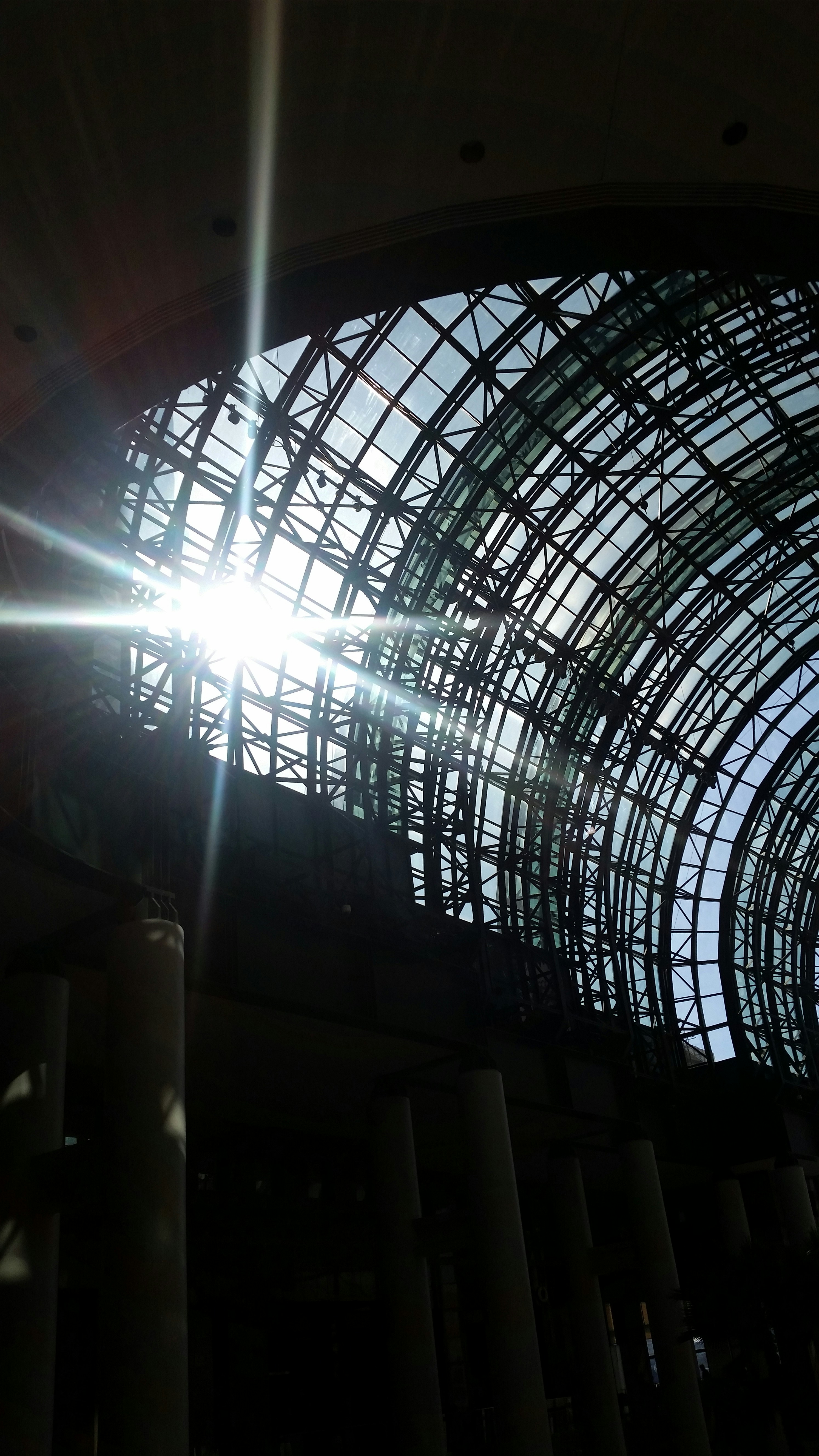 Sun rays coming through steel building photo – Free Building Image on ...