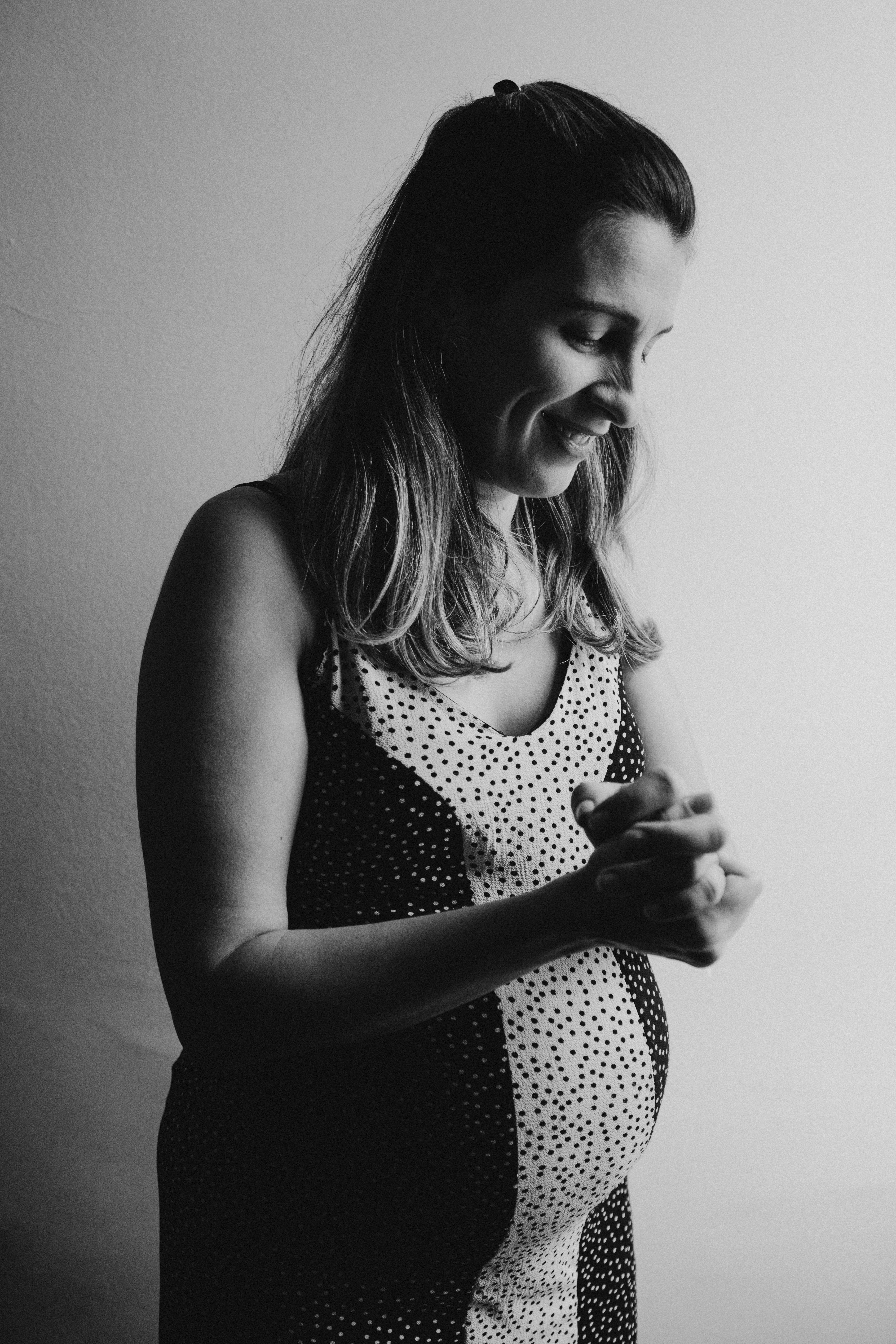 Gray-scale photo of woman photo – Free Grey Image on Unsplash