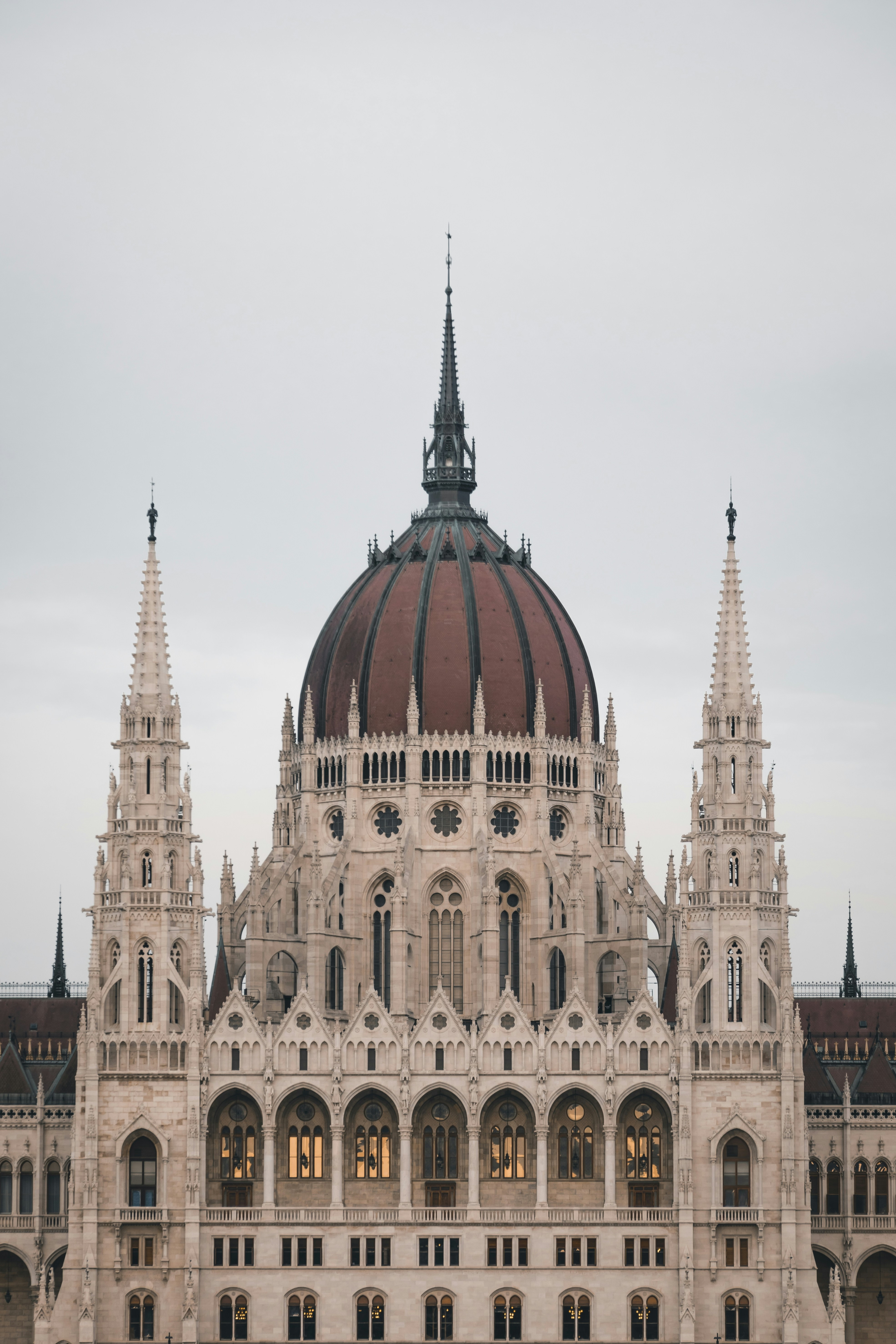 Budapest Parliament Dome: Crown of Spires in Stone and Copper