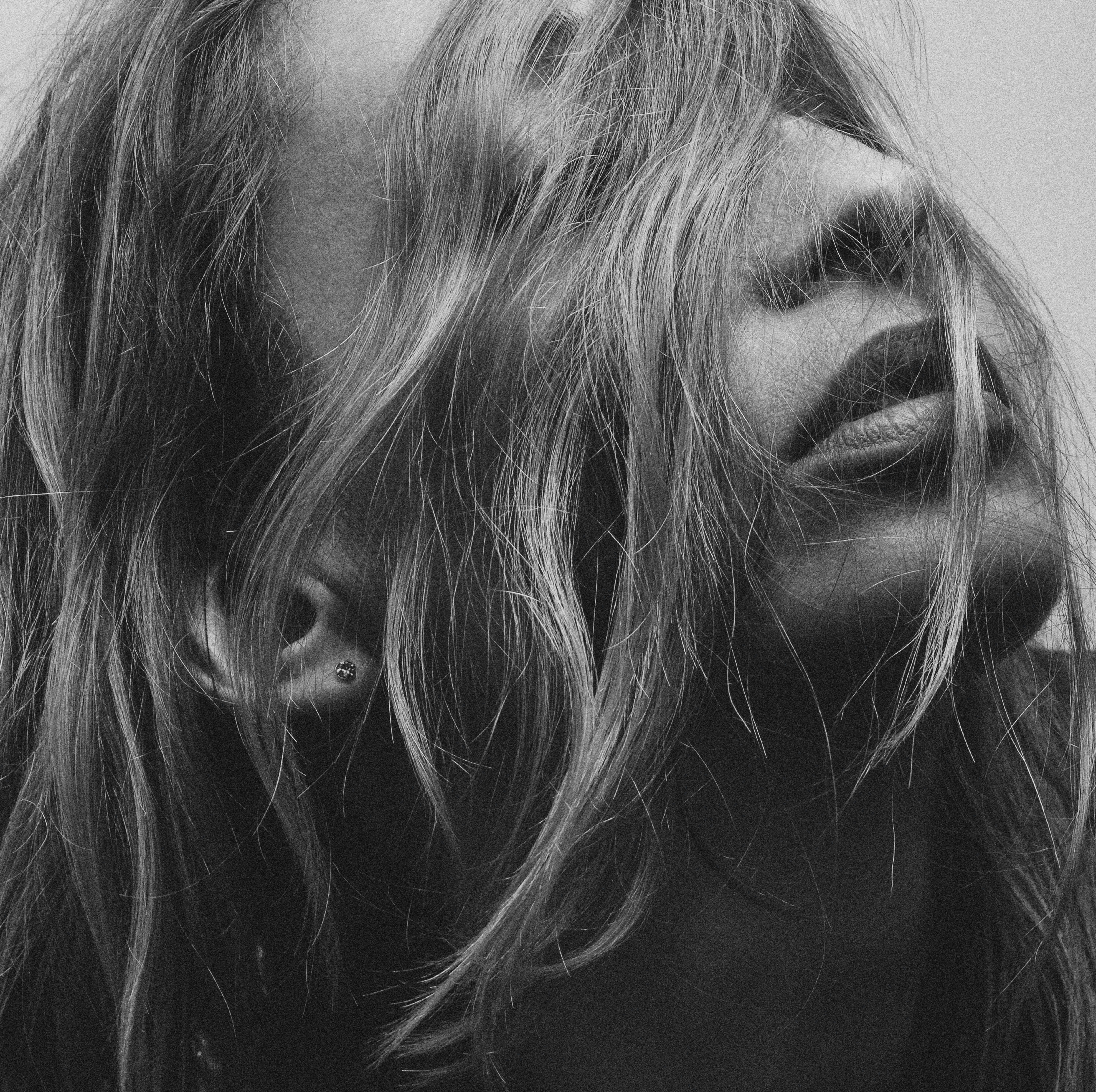 Grayscale portrait photo of woman photo – Free Киев Image on Unsplash