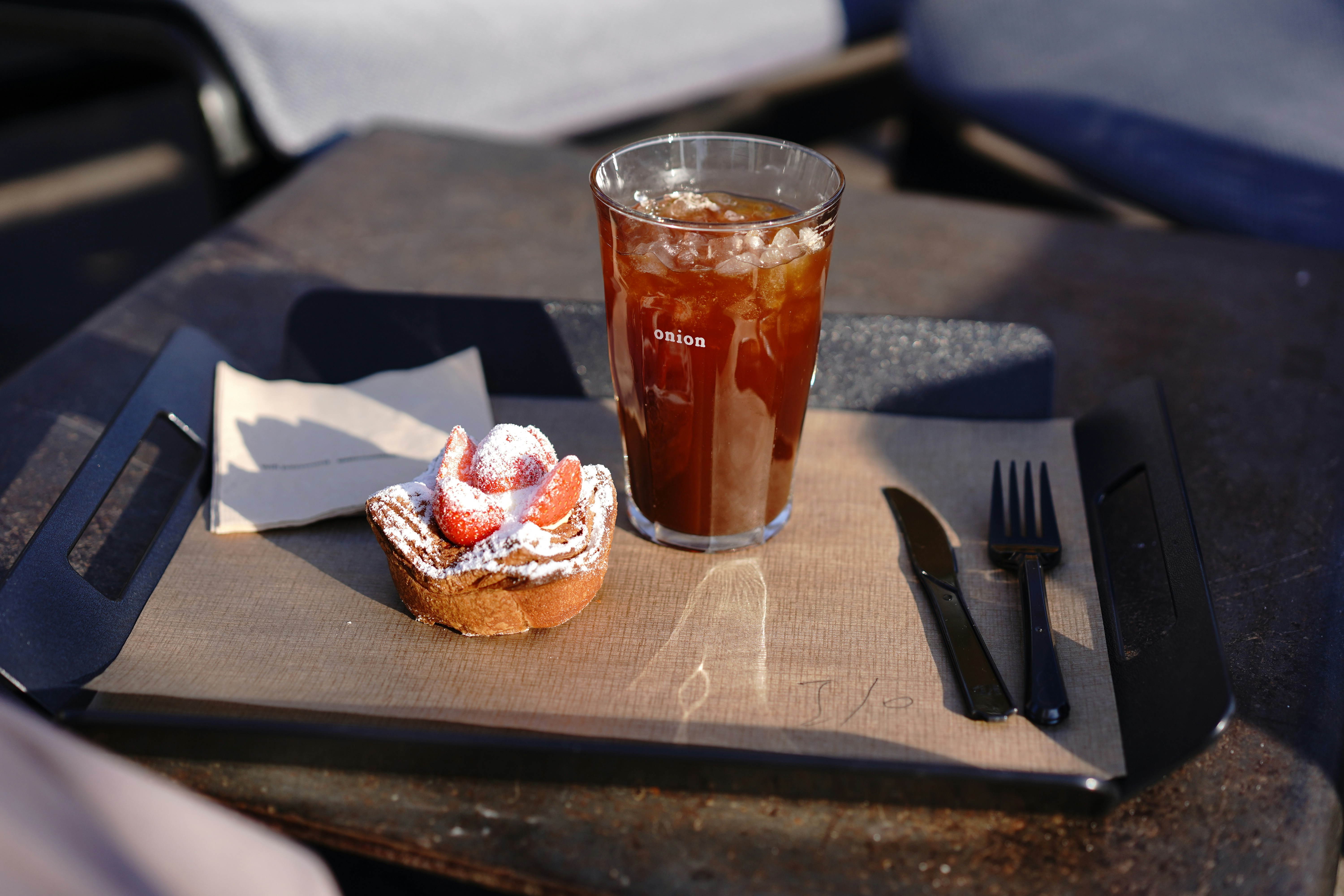 Trayside Sweetness: A Cocoa Coke Moment