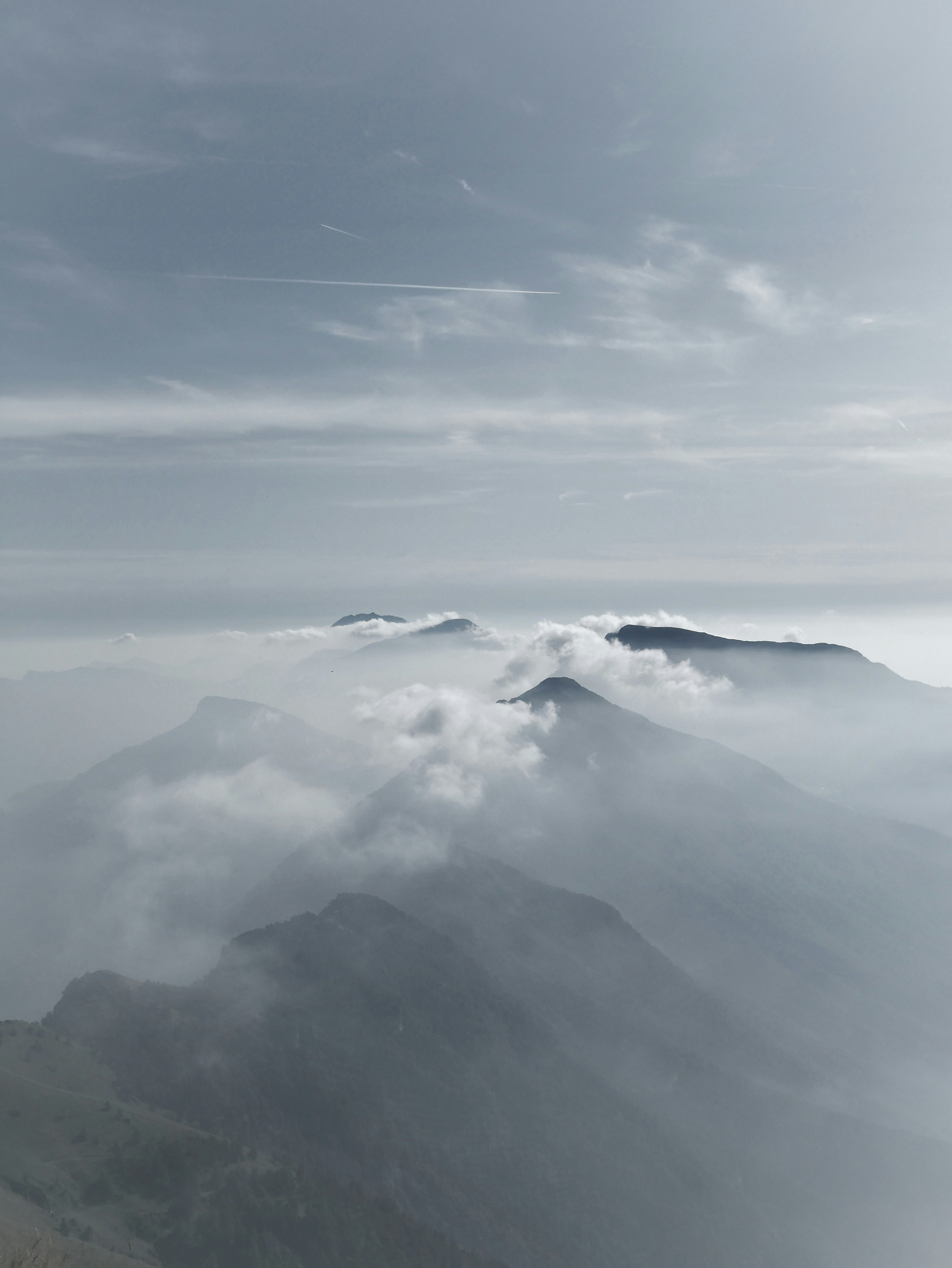 Fogs on mountain photo – Free Grey Image on Unsplash