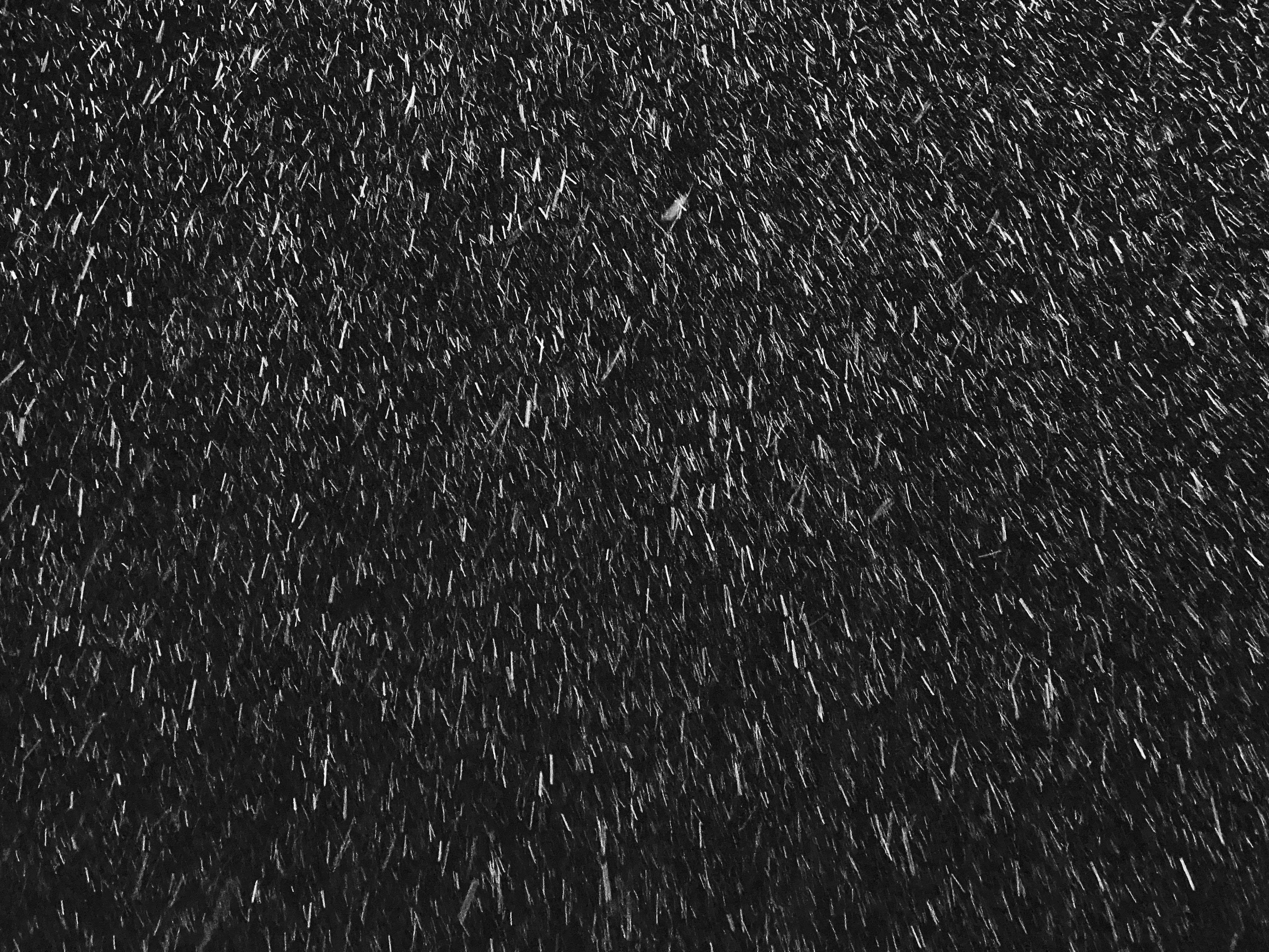 A black and white photo of snow falling photo – Free Abstract Image on ...