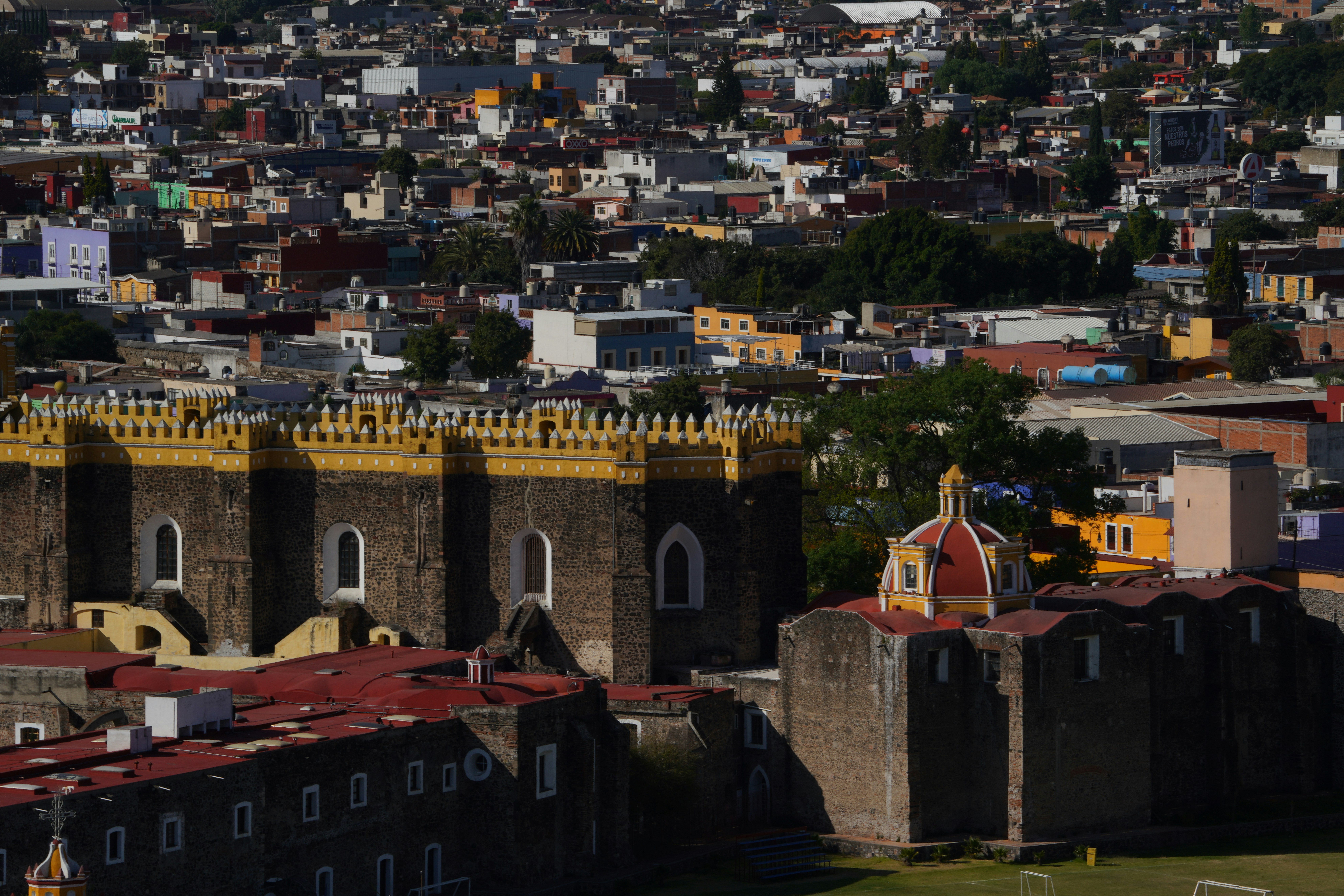Historic Facades Amid Urban Tapestry