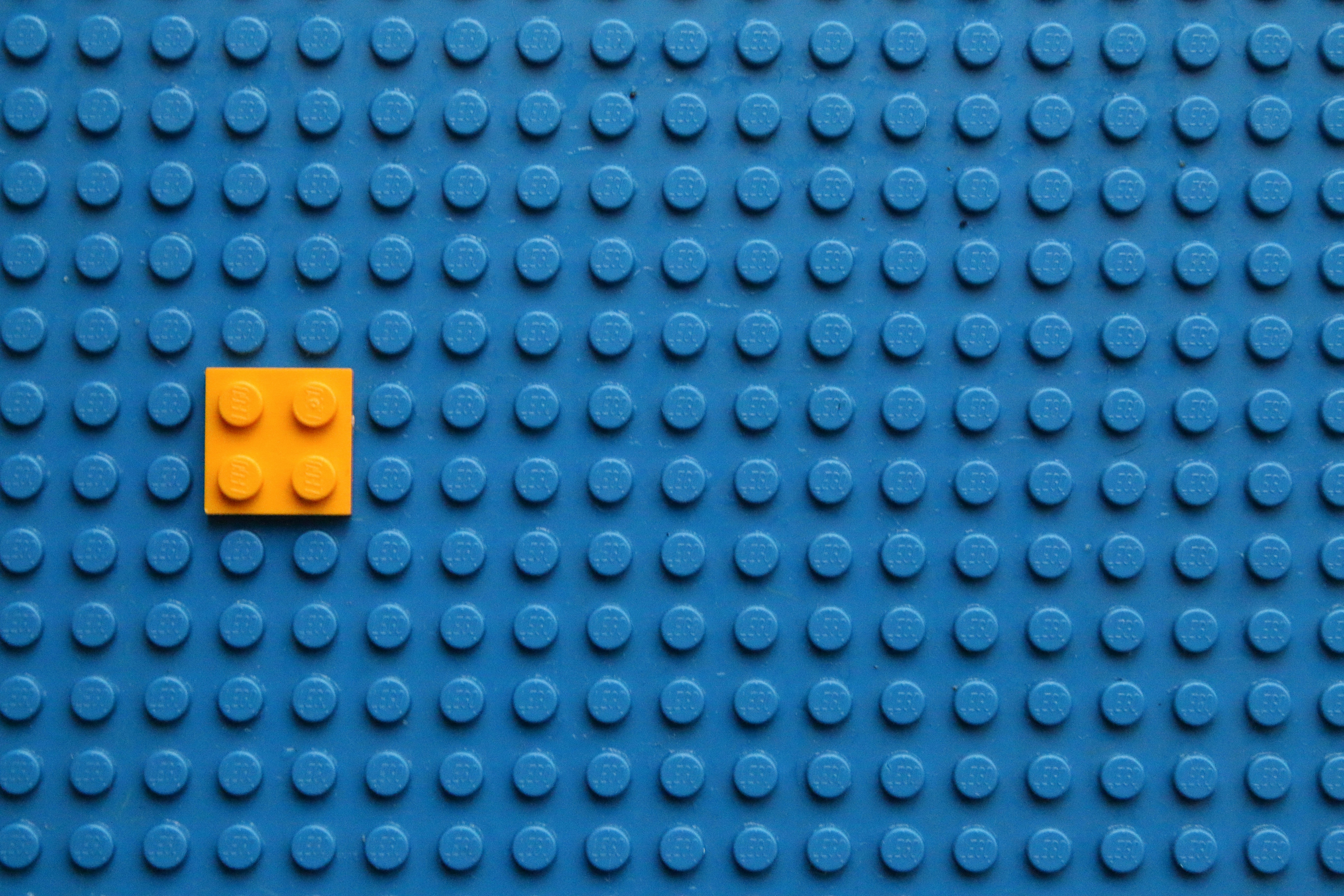 Yellow and blue bricks photo – Free Blue Image on Unsplash