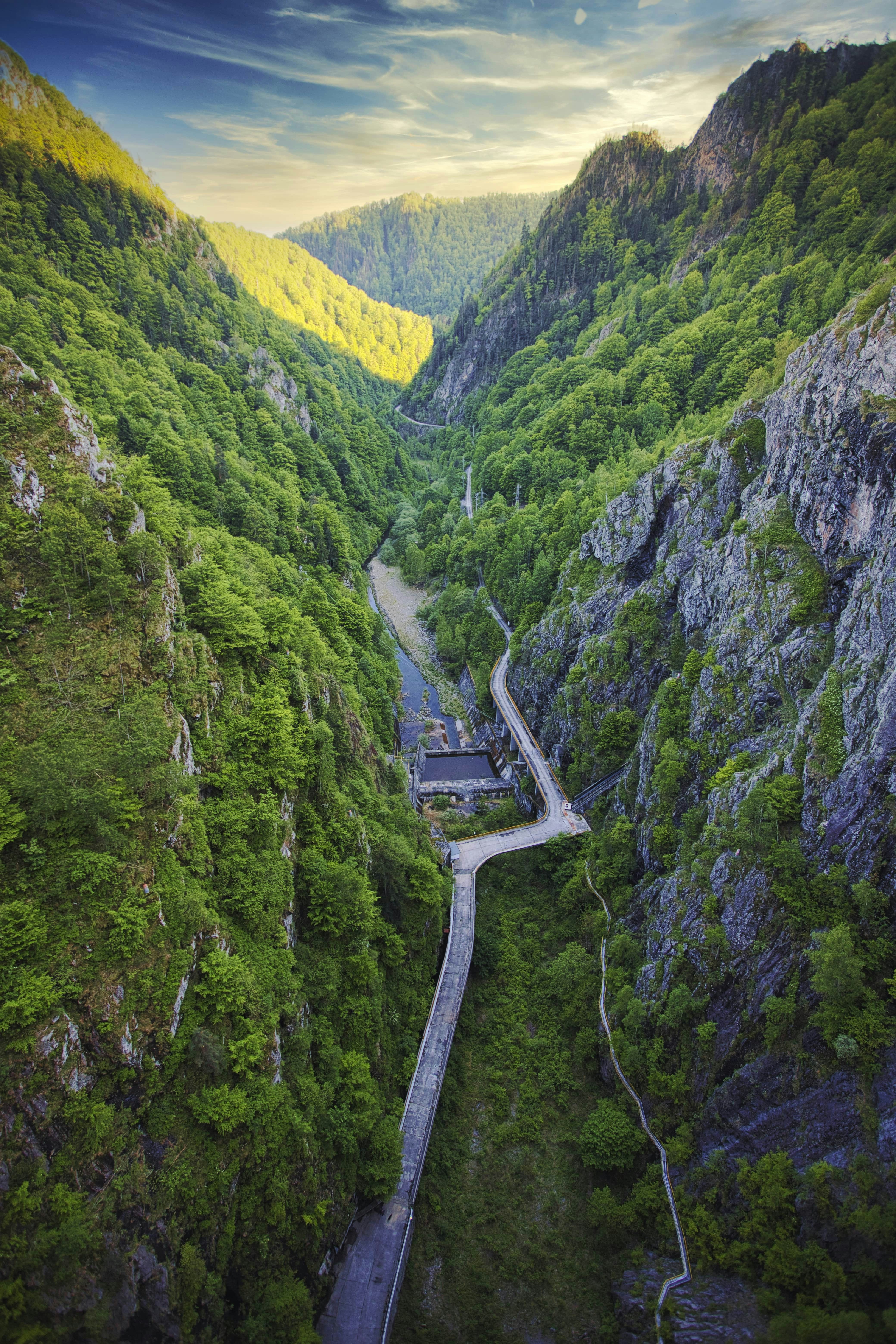 Aerial photography of river photo – Free Romania Image on Unsplash