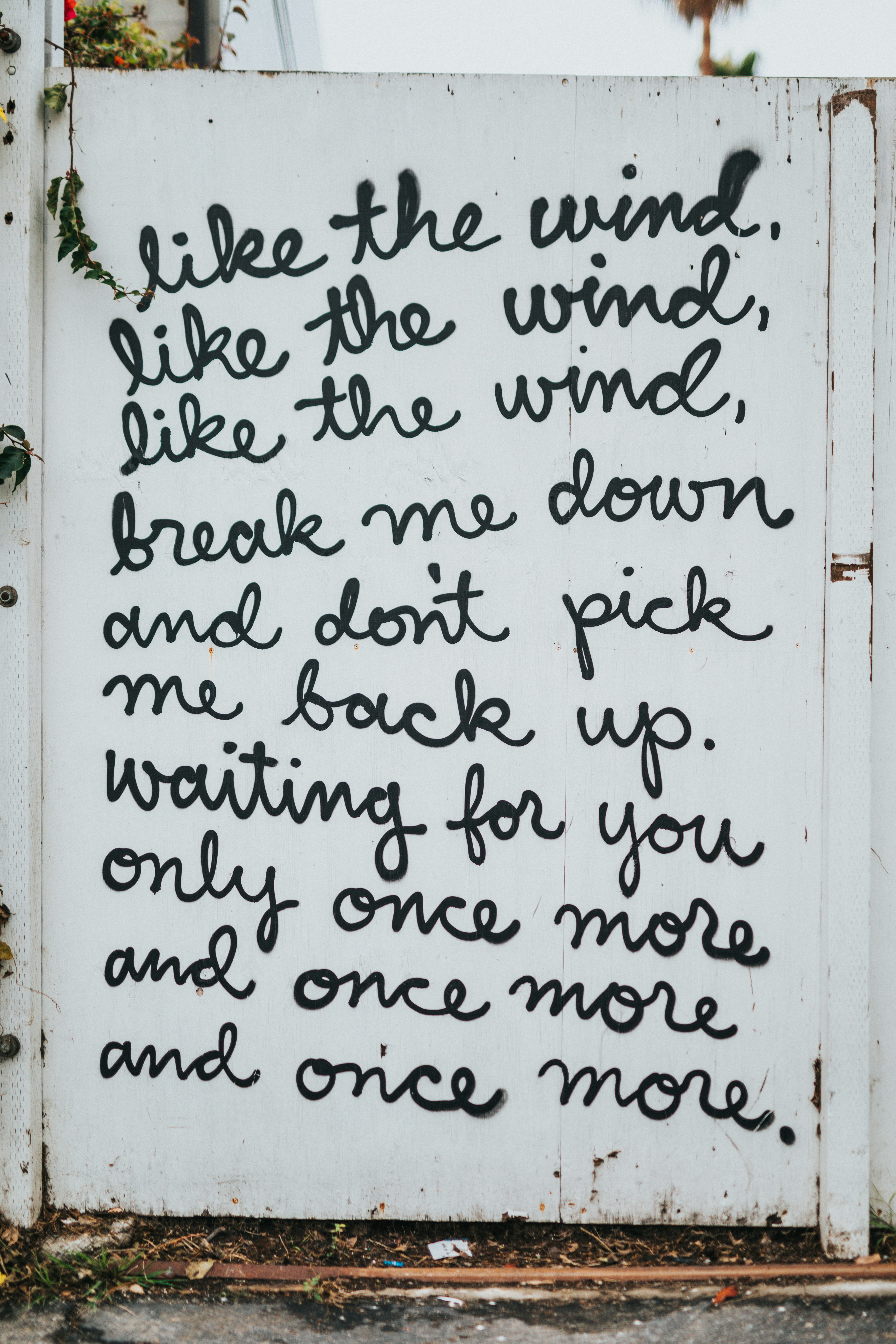Like the wind break me down and don't pick me back up quote photo ...
