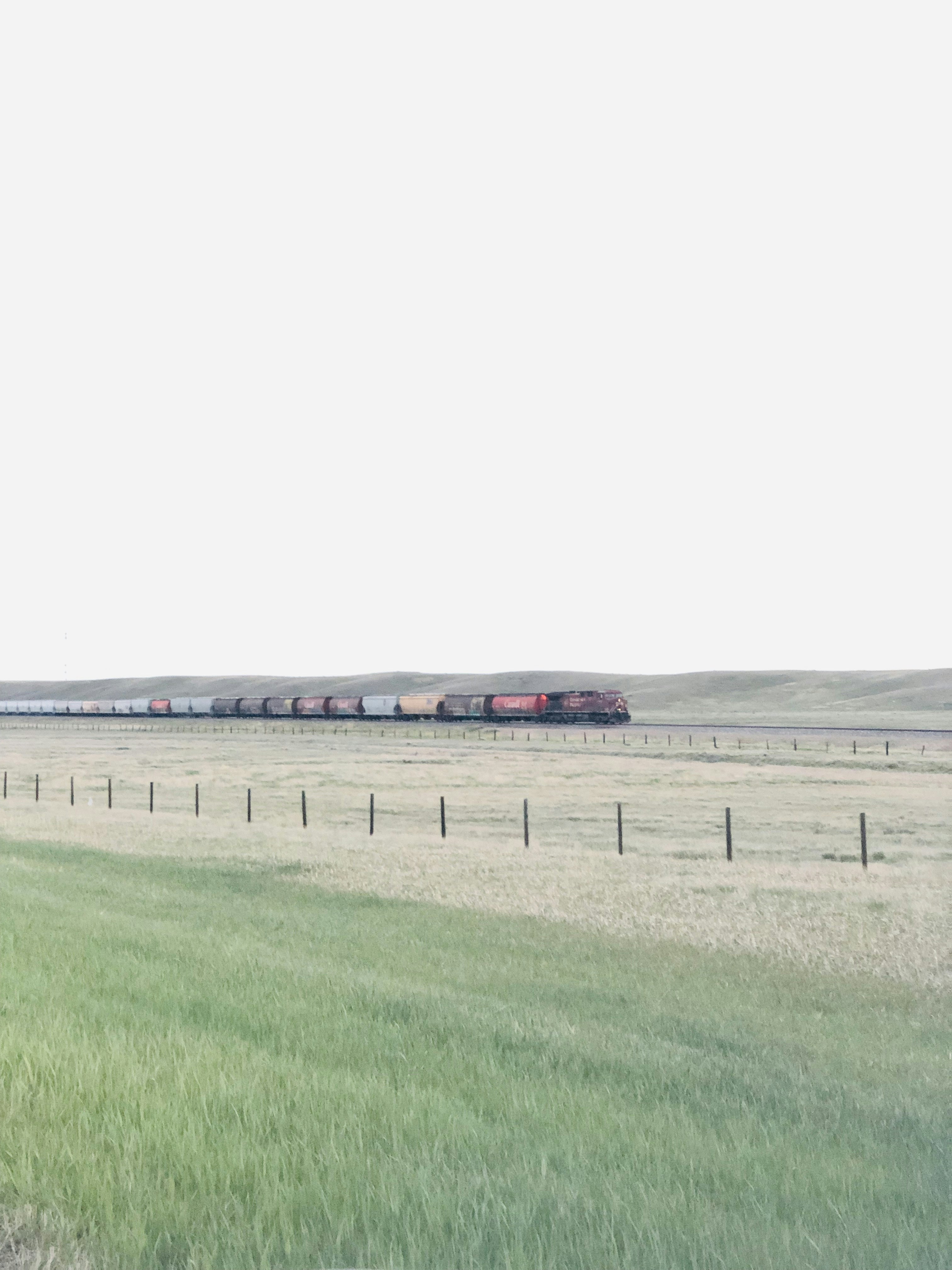 Train near desert photo – Free Saskatchewan Image on Unsplash