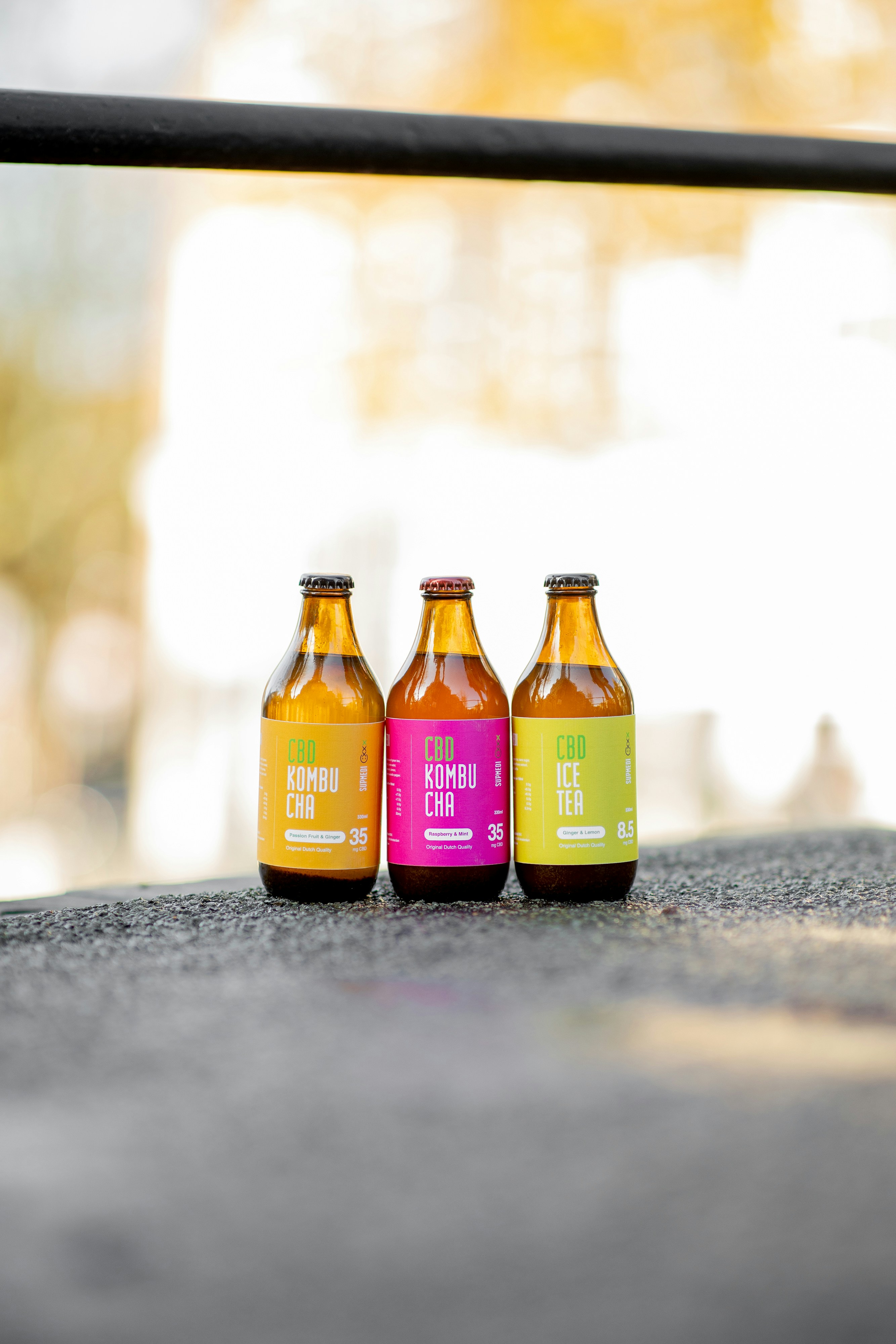 Three assorted-color labeled amber bottles photo – Free Beer Image on ...