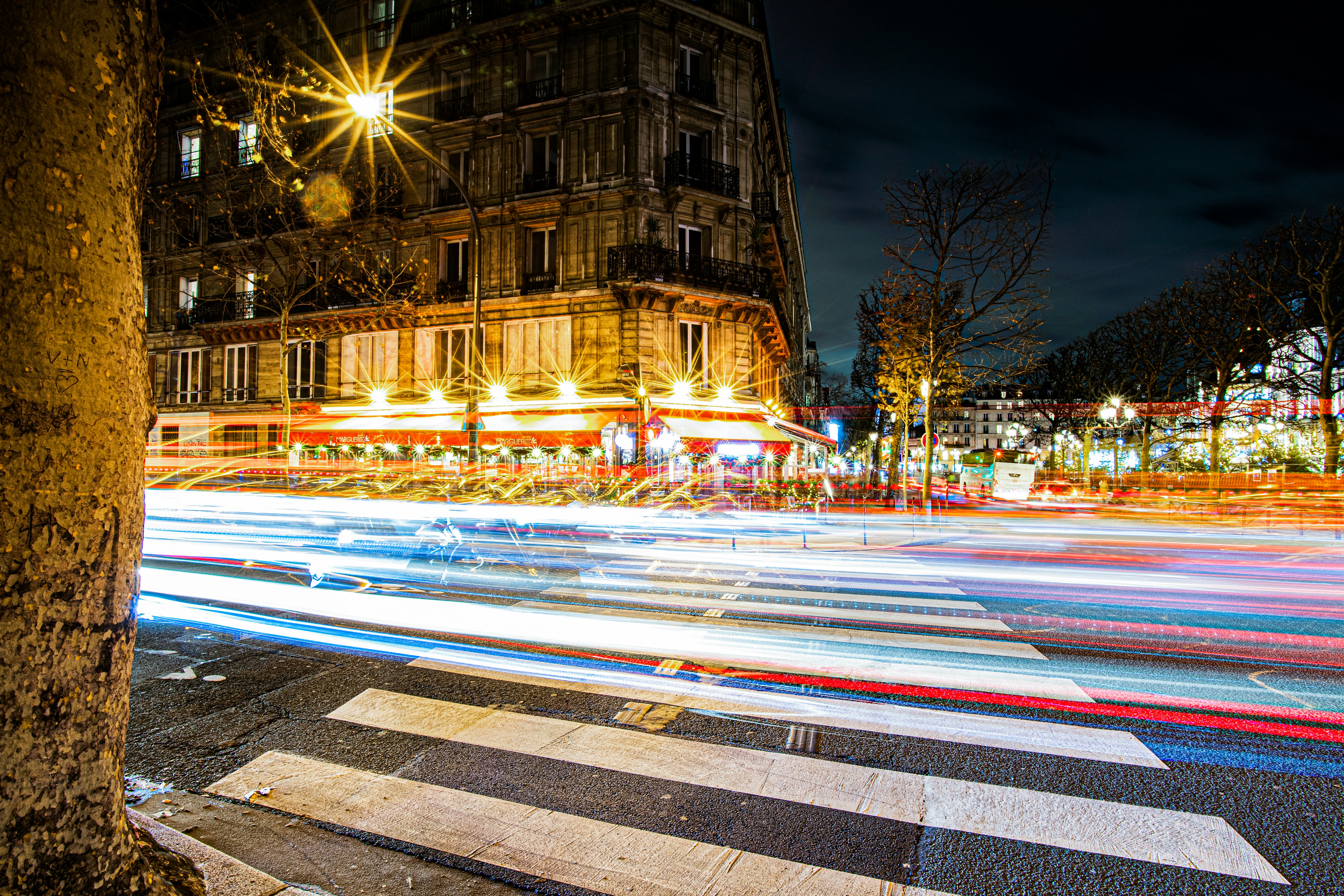 Parisian Night Lights in Motion