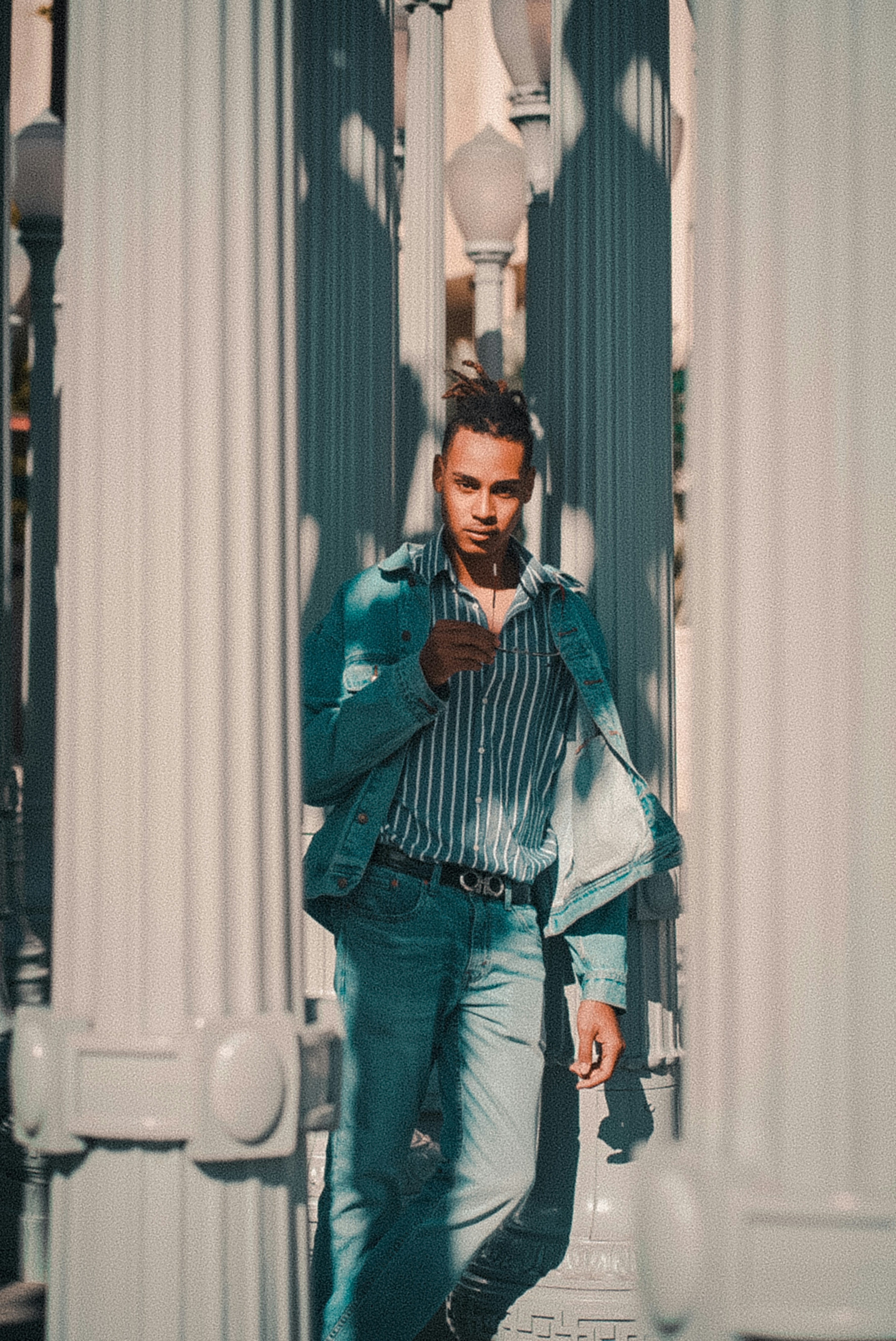 Man wearing blue jacket photo – Free Woman Image on Unsplash
