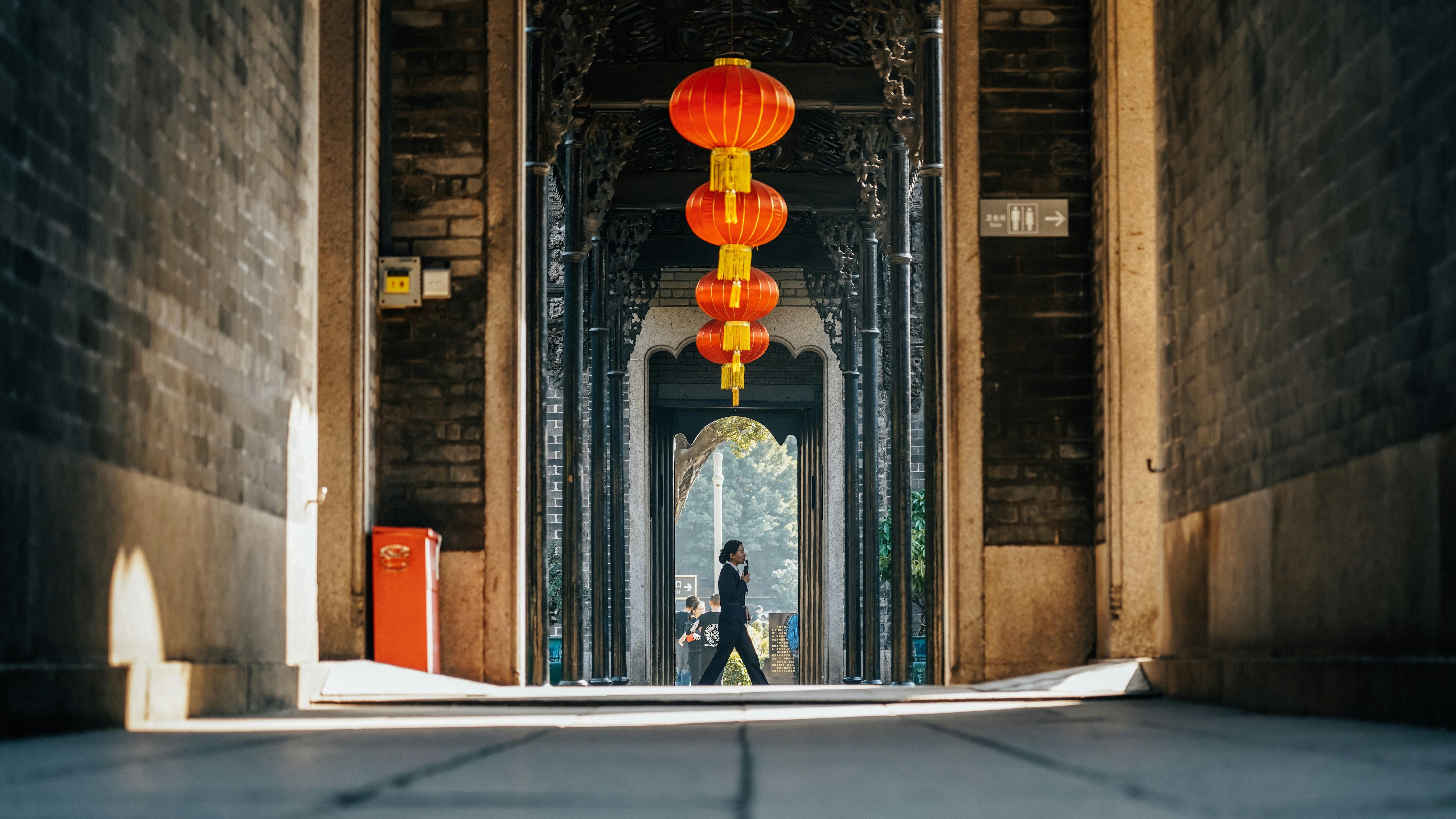 Lanterns in the Lantern Corridor