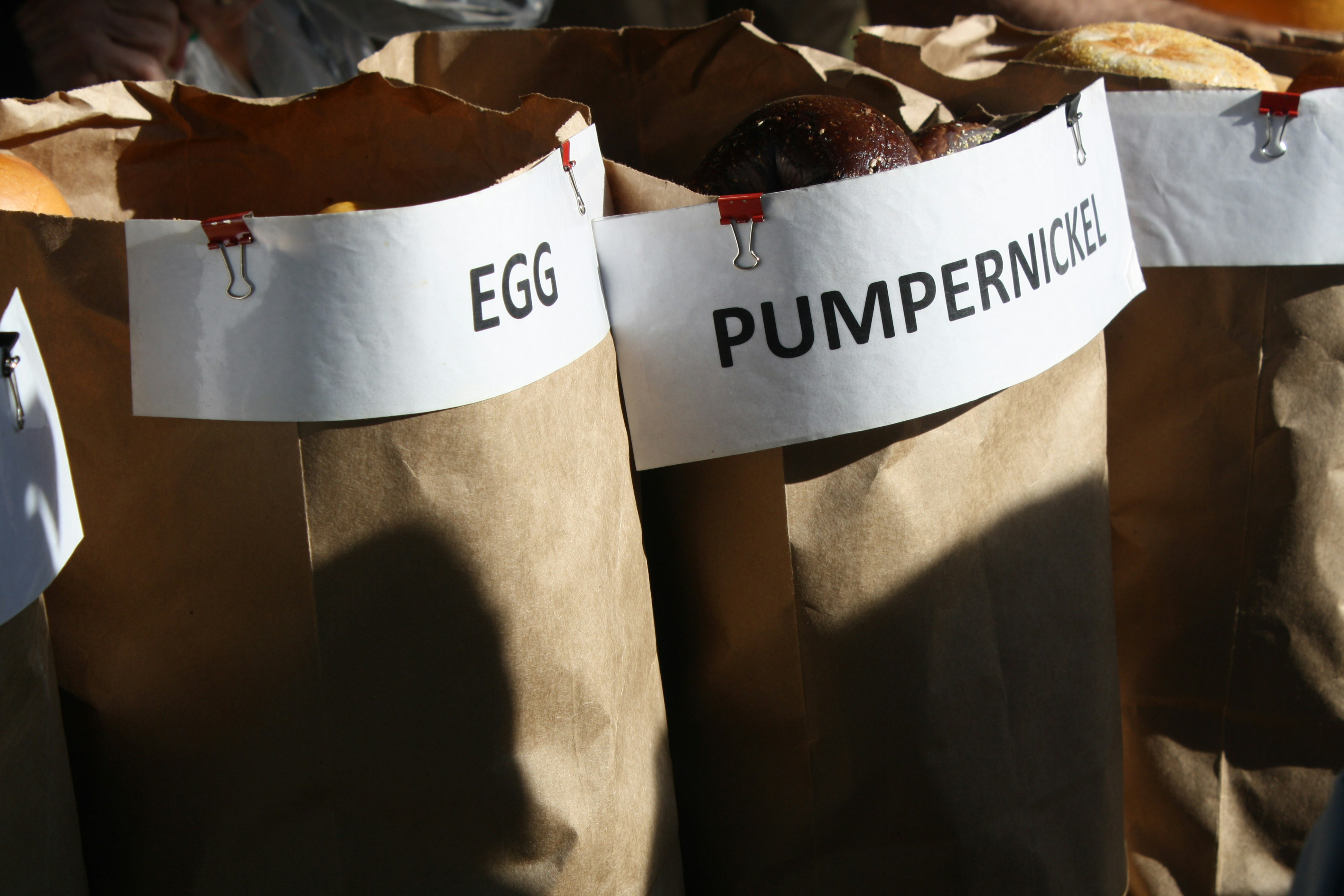 Labelled Eggs in Kraft Bags: A Quiet Market Still Life