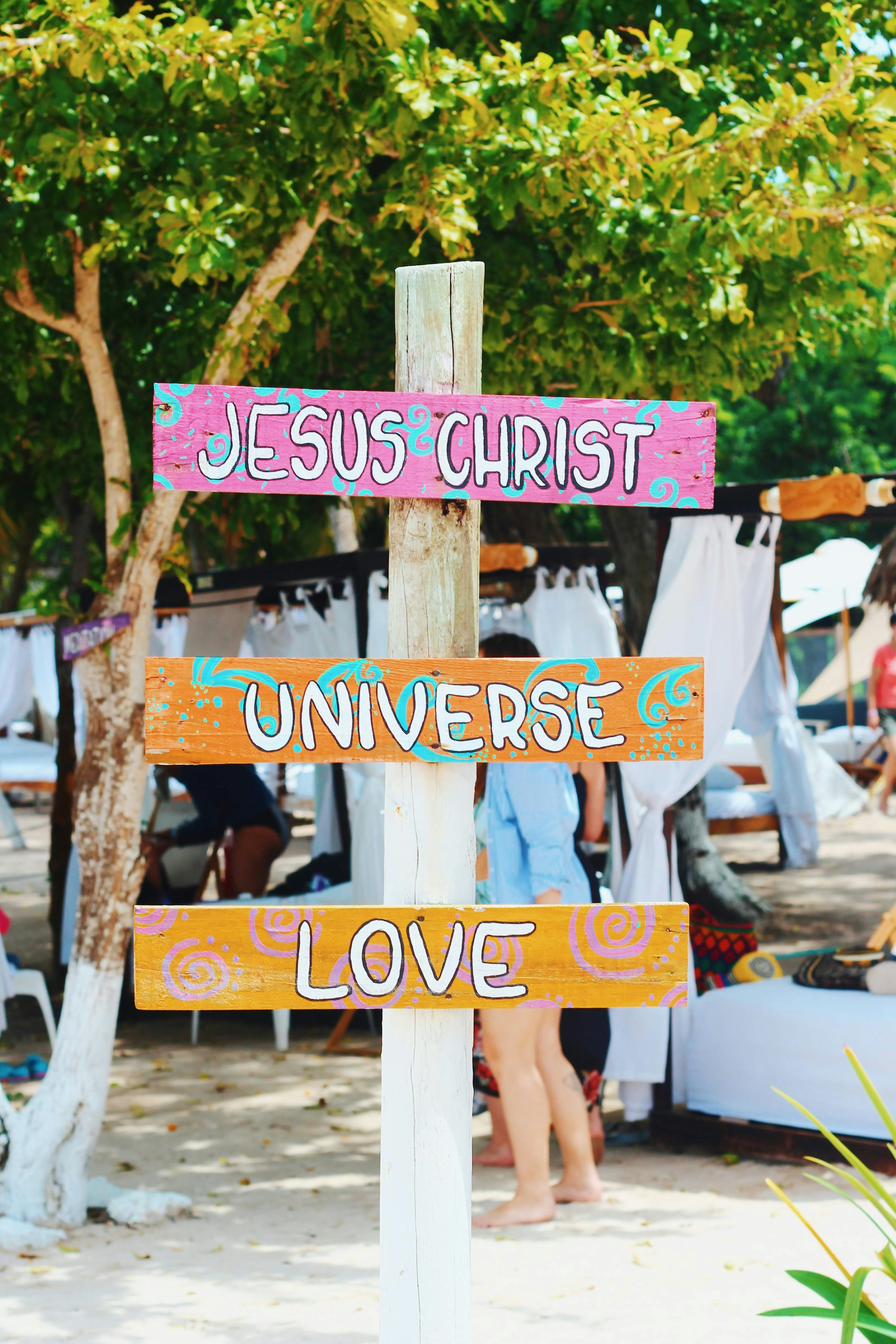 Jesus Christ Universe Love signage photo – Free Person Image on Unsplash
