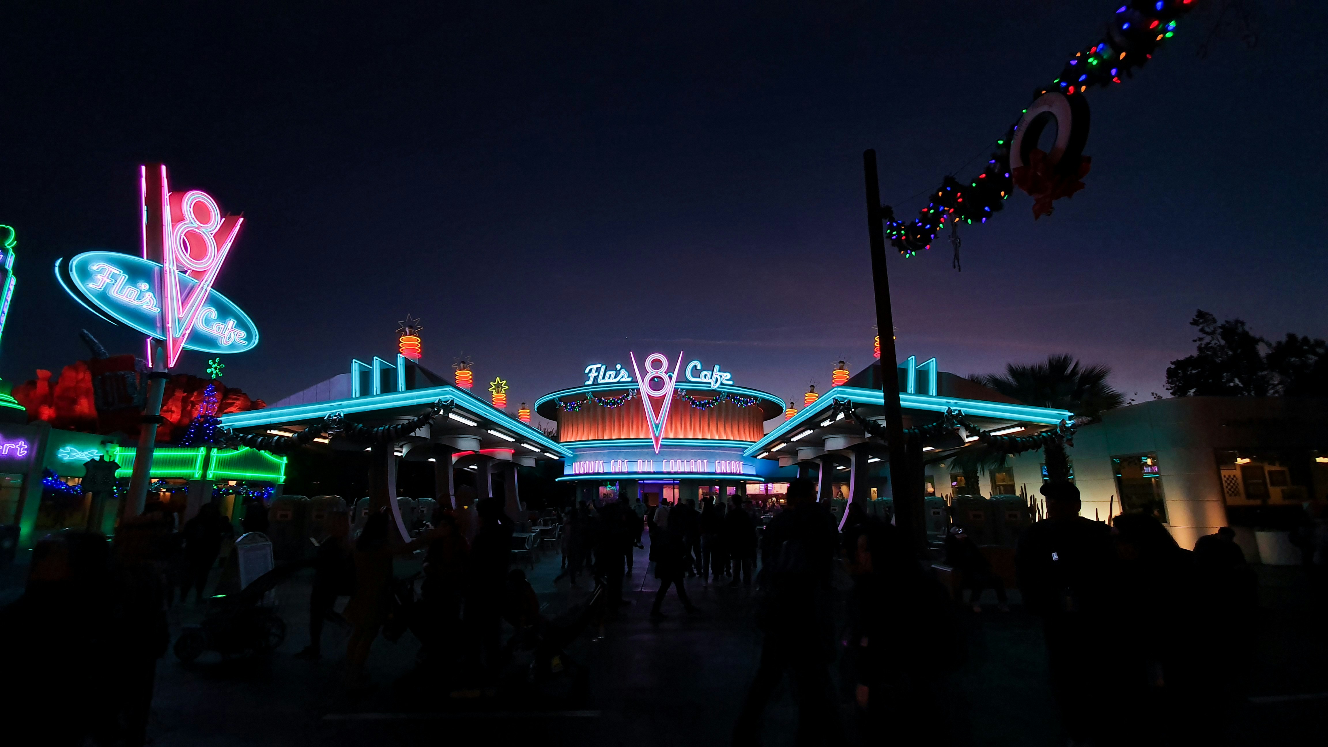 Neon vibes in Disneyland California.