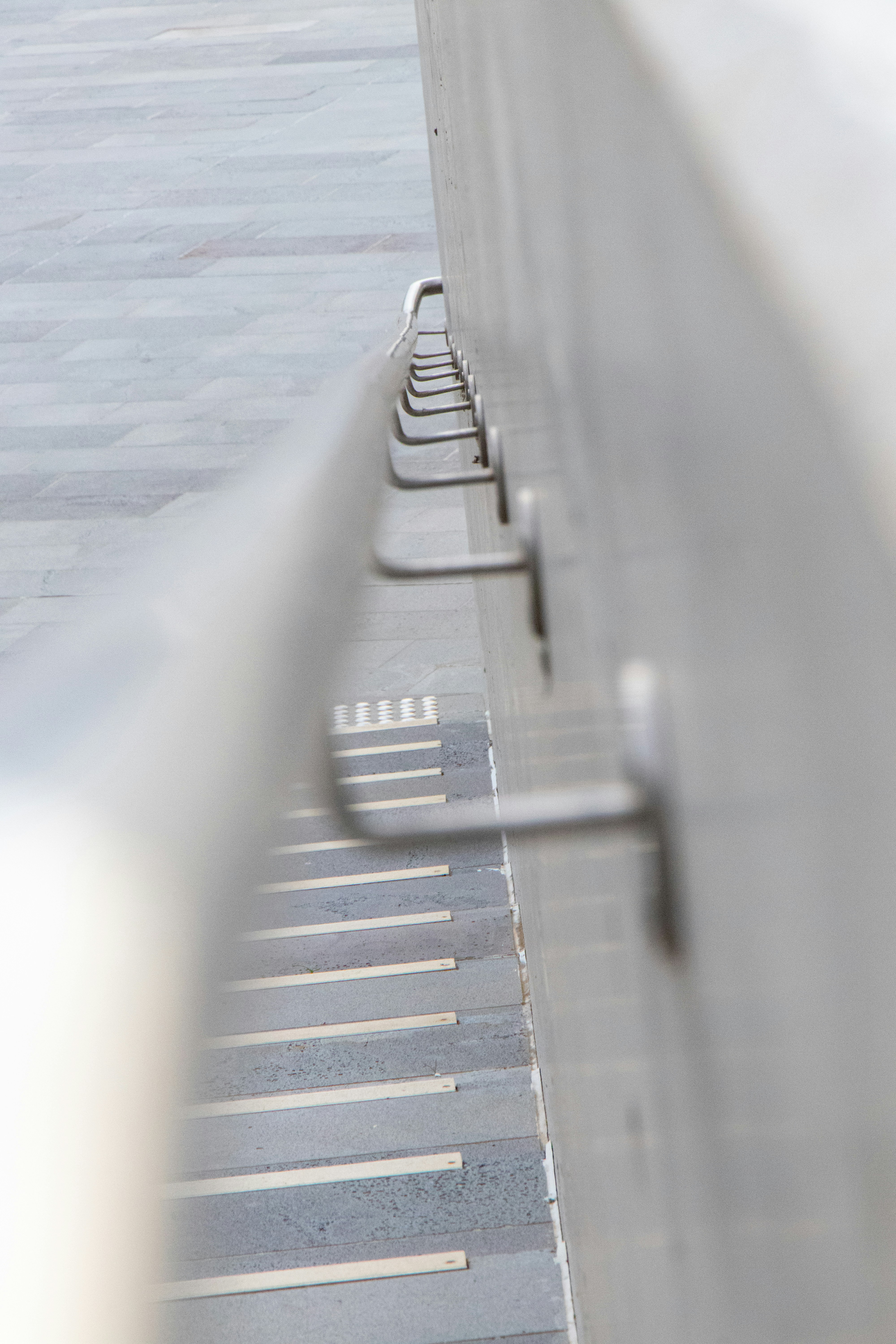 Converging Rails: A Quiet Study in Urban Lines