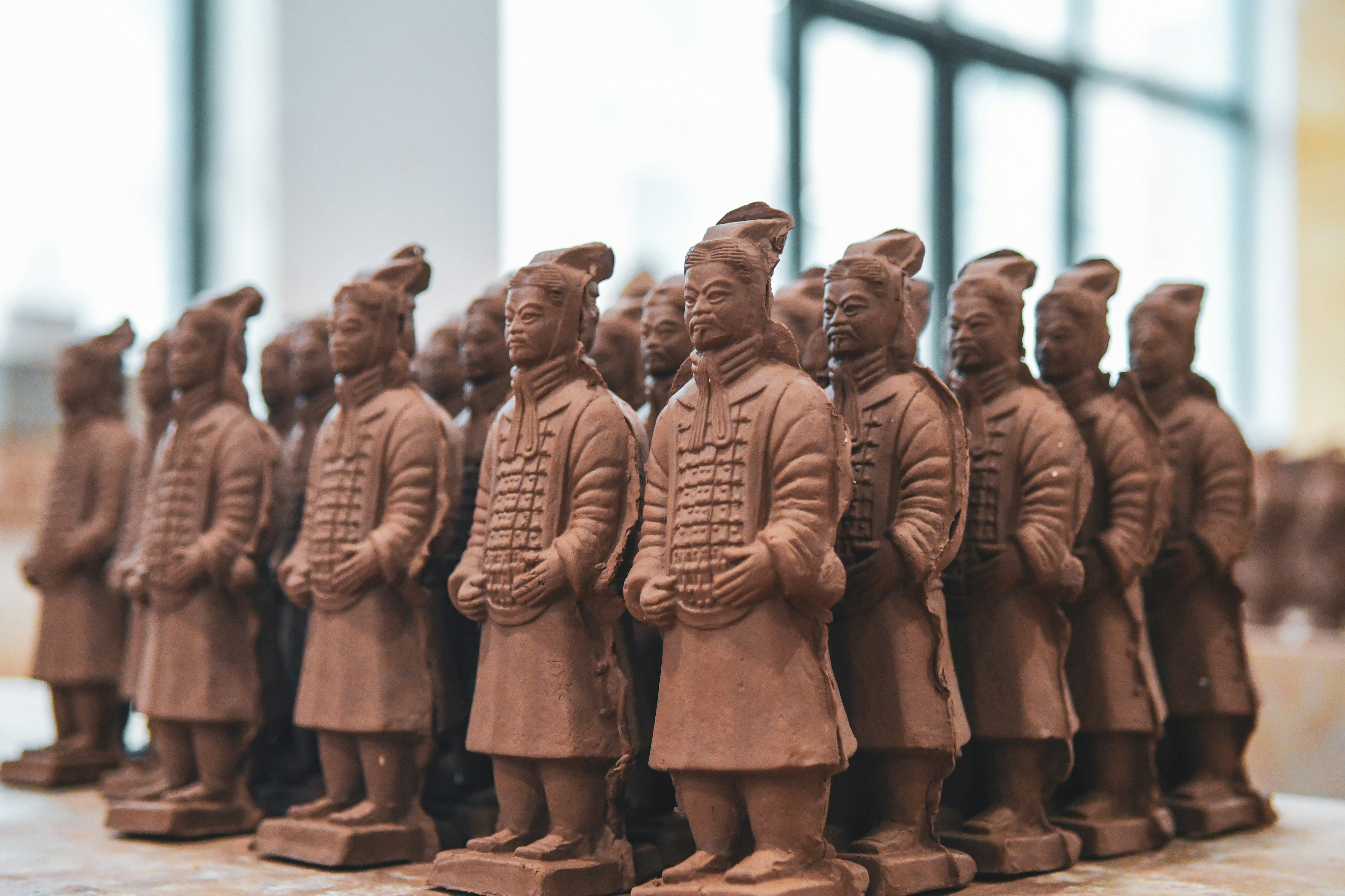 Silent Sentinels: Terracotta Warriors in Museum Light