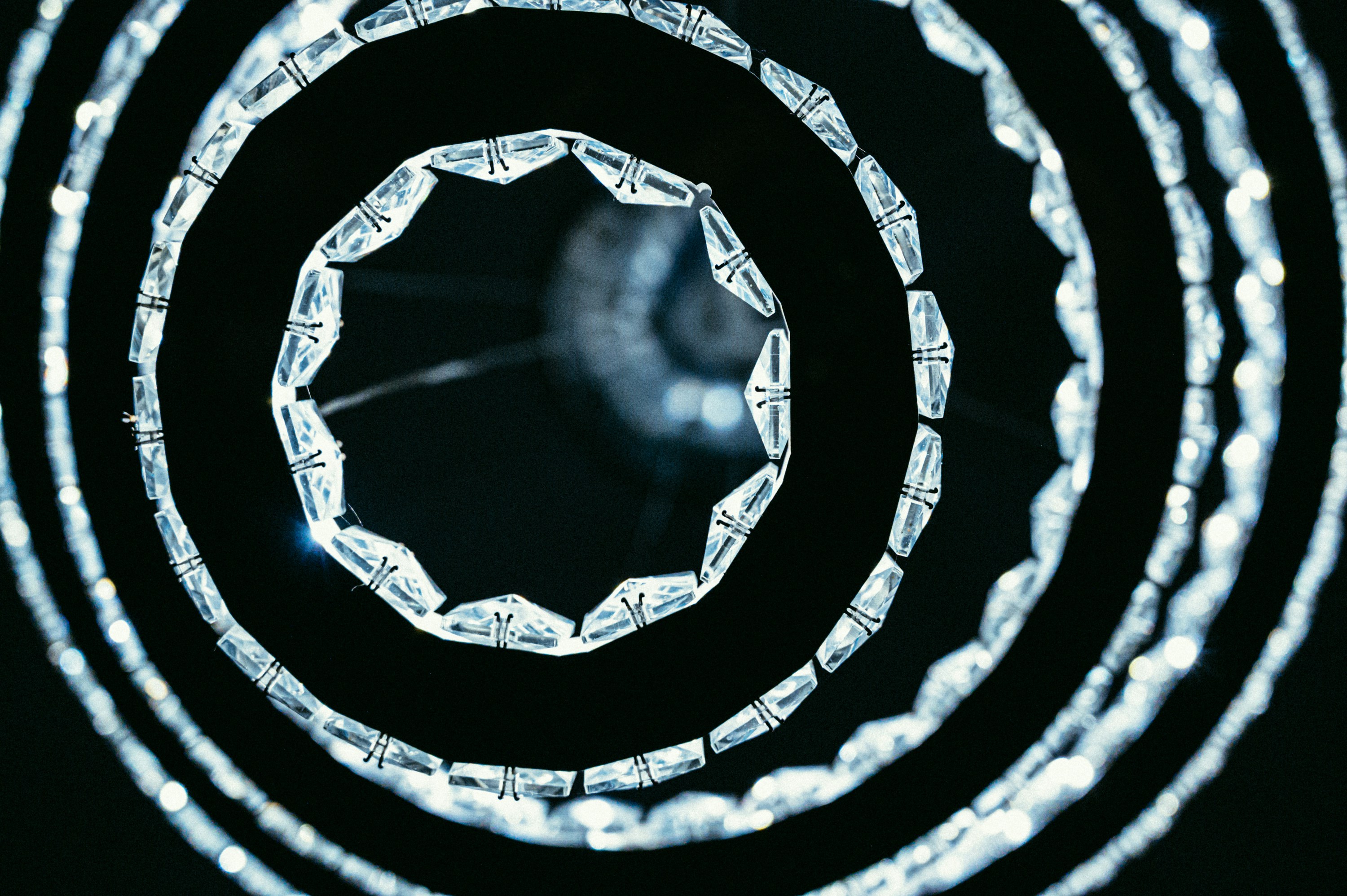 Concentric Halo: a macro spiral of LEDs