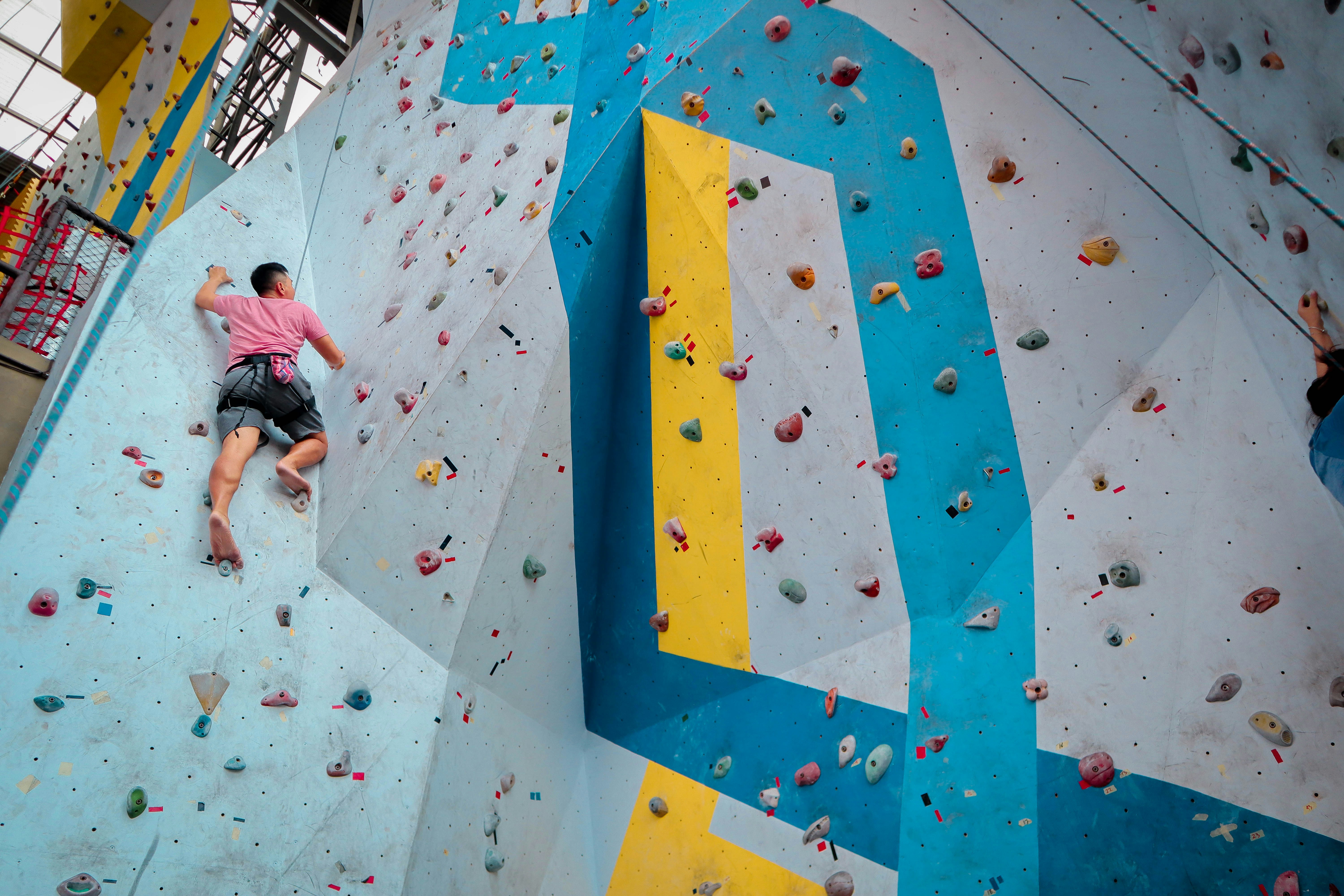 Man doing wall climbing photo – Free Nextlevelxl outbound indoor ...