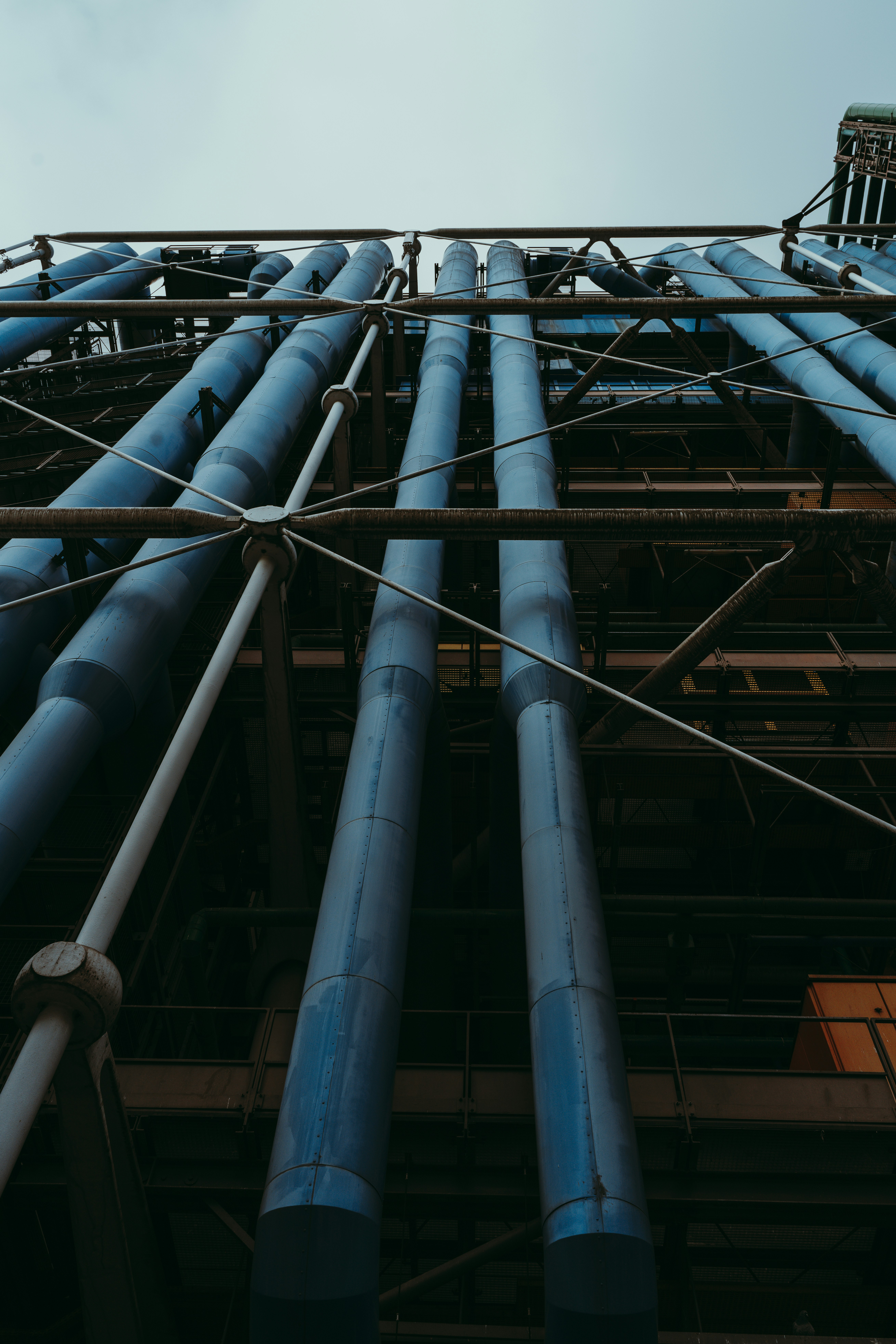 Blue metal pipe photo – Free Paris Image on Unsplash