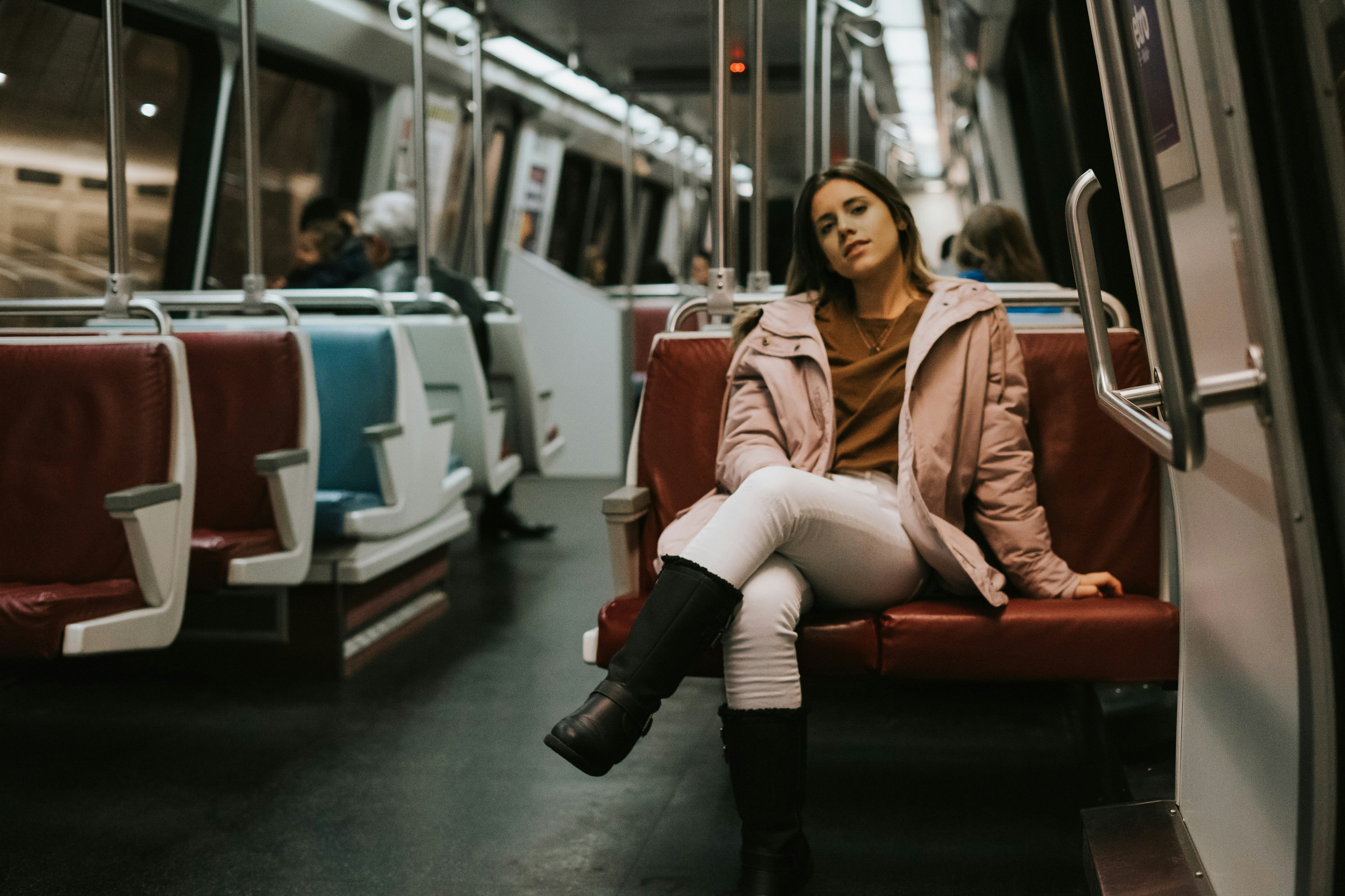 Midnight Ride: A Quiet Moment on the Subway