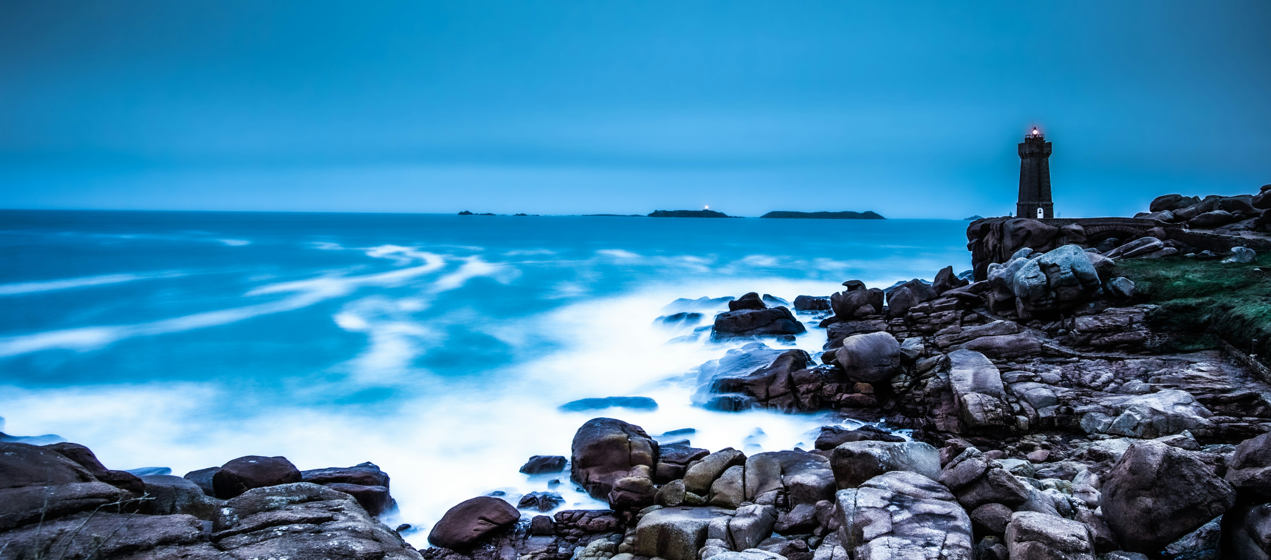 Ethereal Waves Under a Brooding Sky