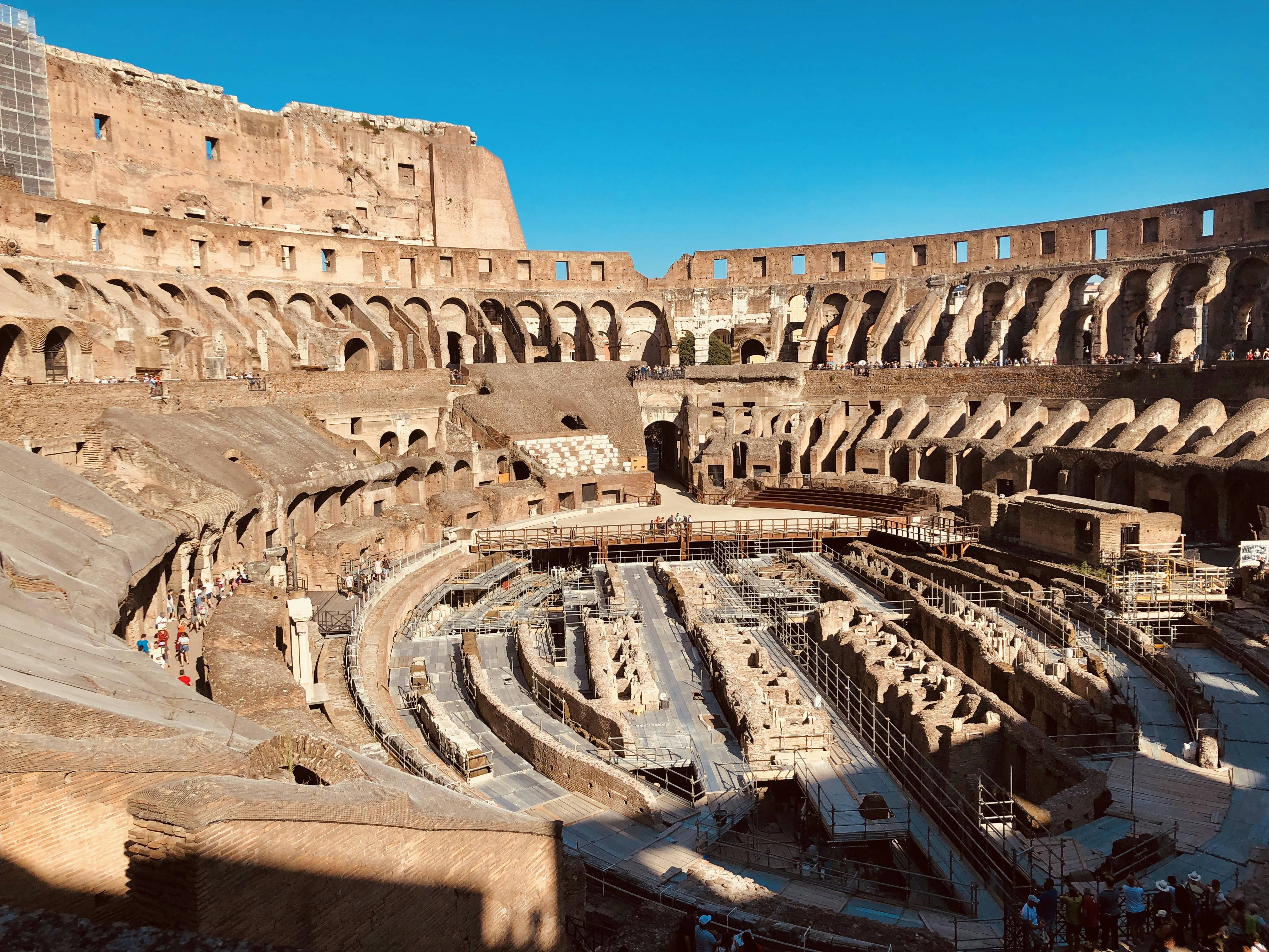 Echoes of the Arena: Sunlit Circles of Rome's Colosseum
