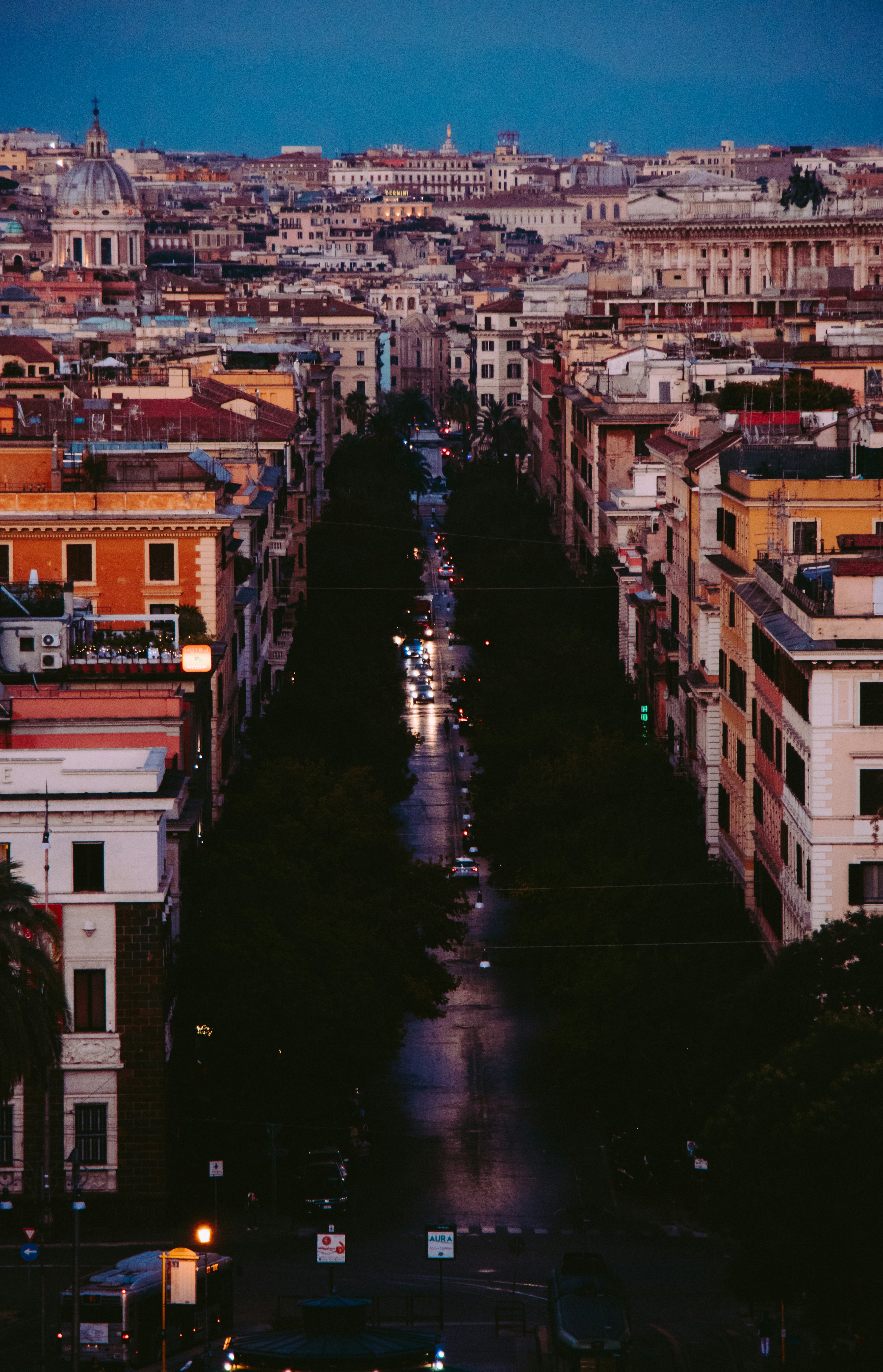 Rome's Quiet Axis: Symmetry Toward the City Dome