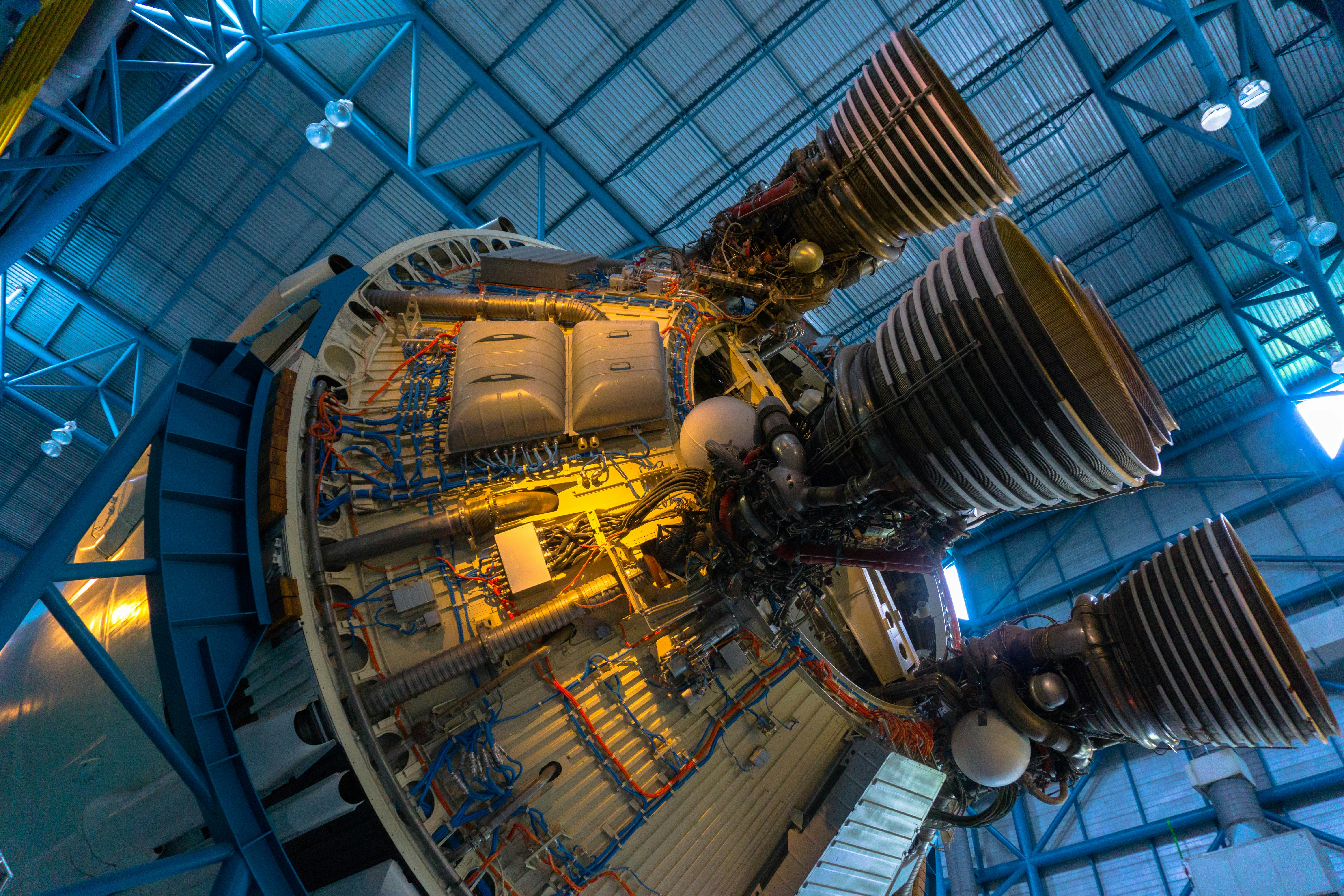 White and black rocket inside building photo – Free Kennedy space ...